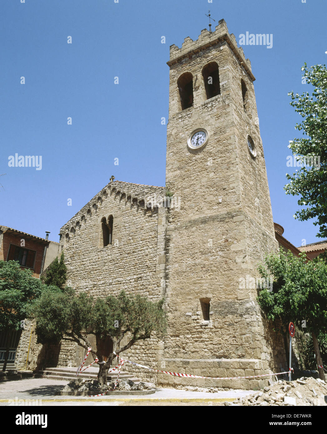 Church of Sant Pere. Rubi, Barcelona province, Catalonia, Spain Stock ...