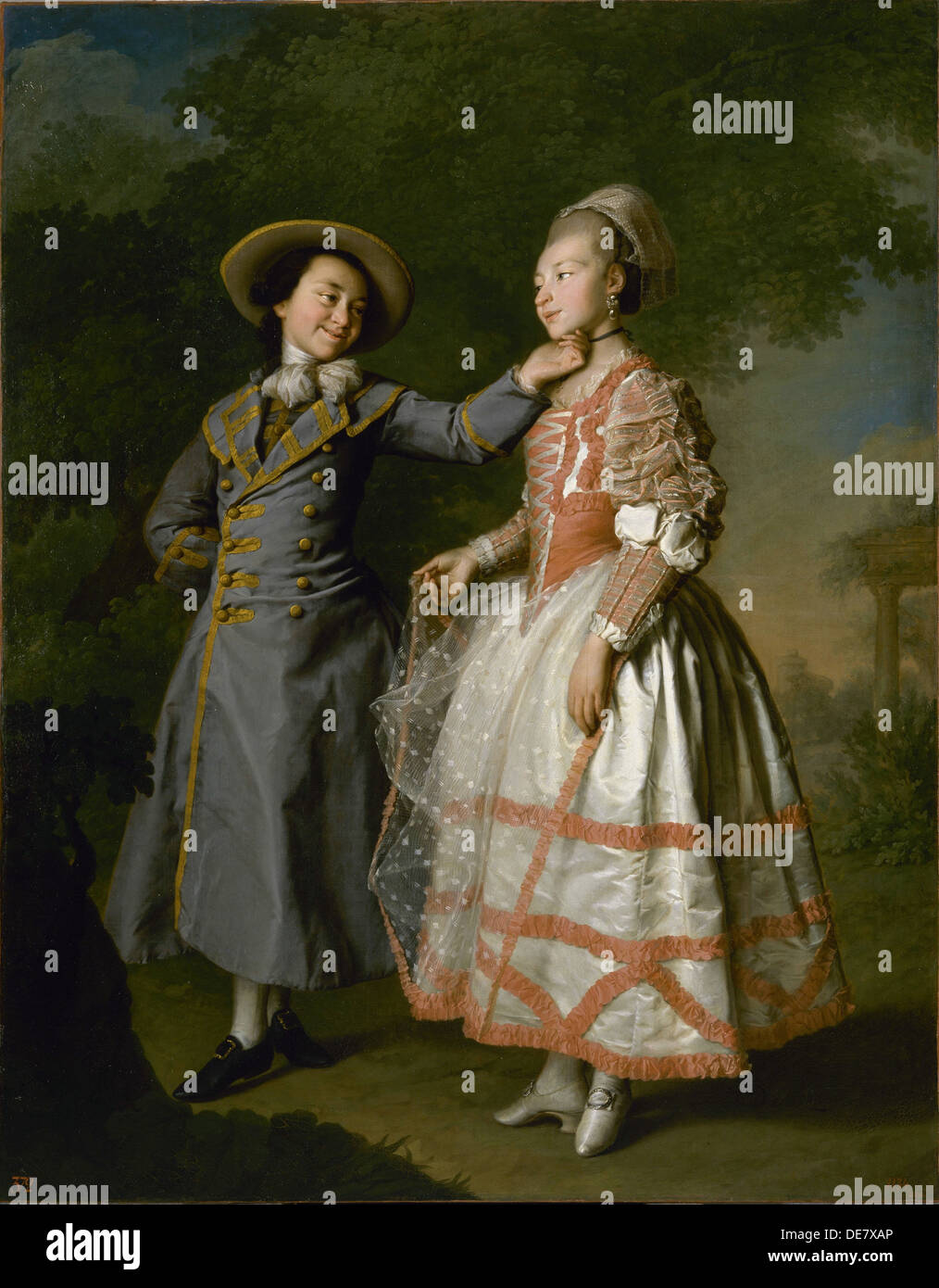 Portrait of Ekaterina Khrushchova and Countess Ekaterina Khovanskaya ...