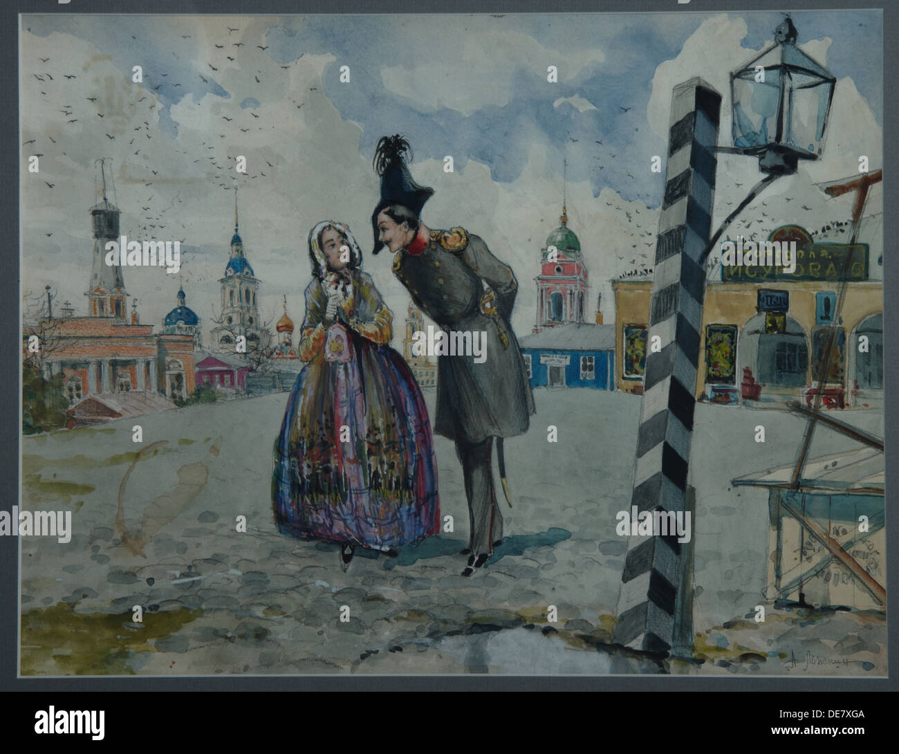 In the Province, 1900s. Artist: Lozhkin, A.V. (active early 20th cen ...