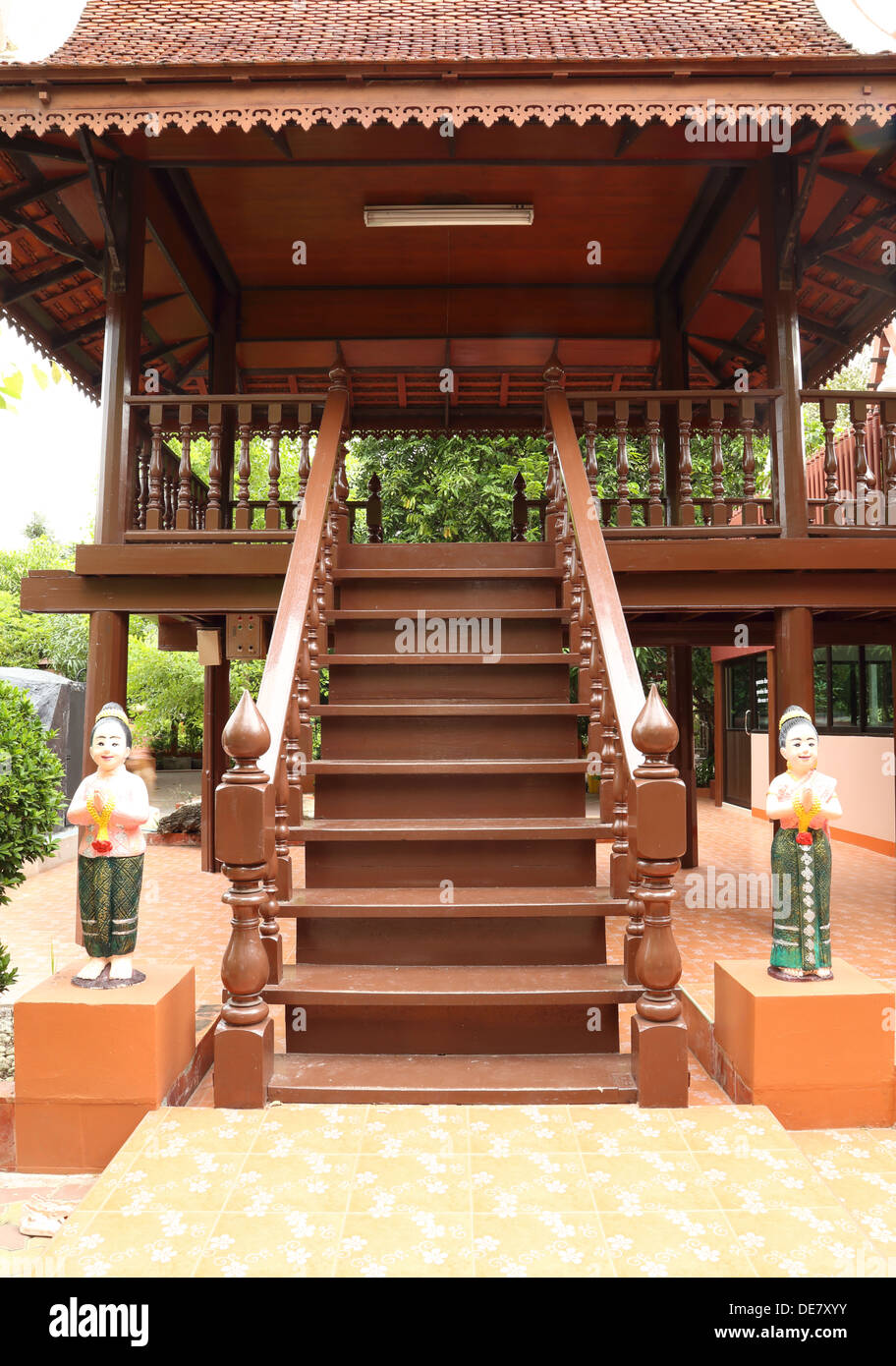 Stair case railing hi-res stock photography and images - Alamy