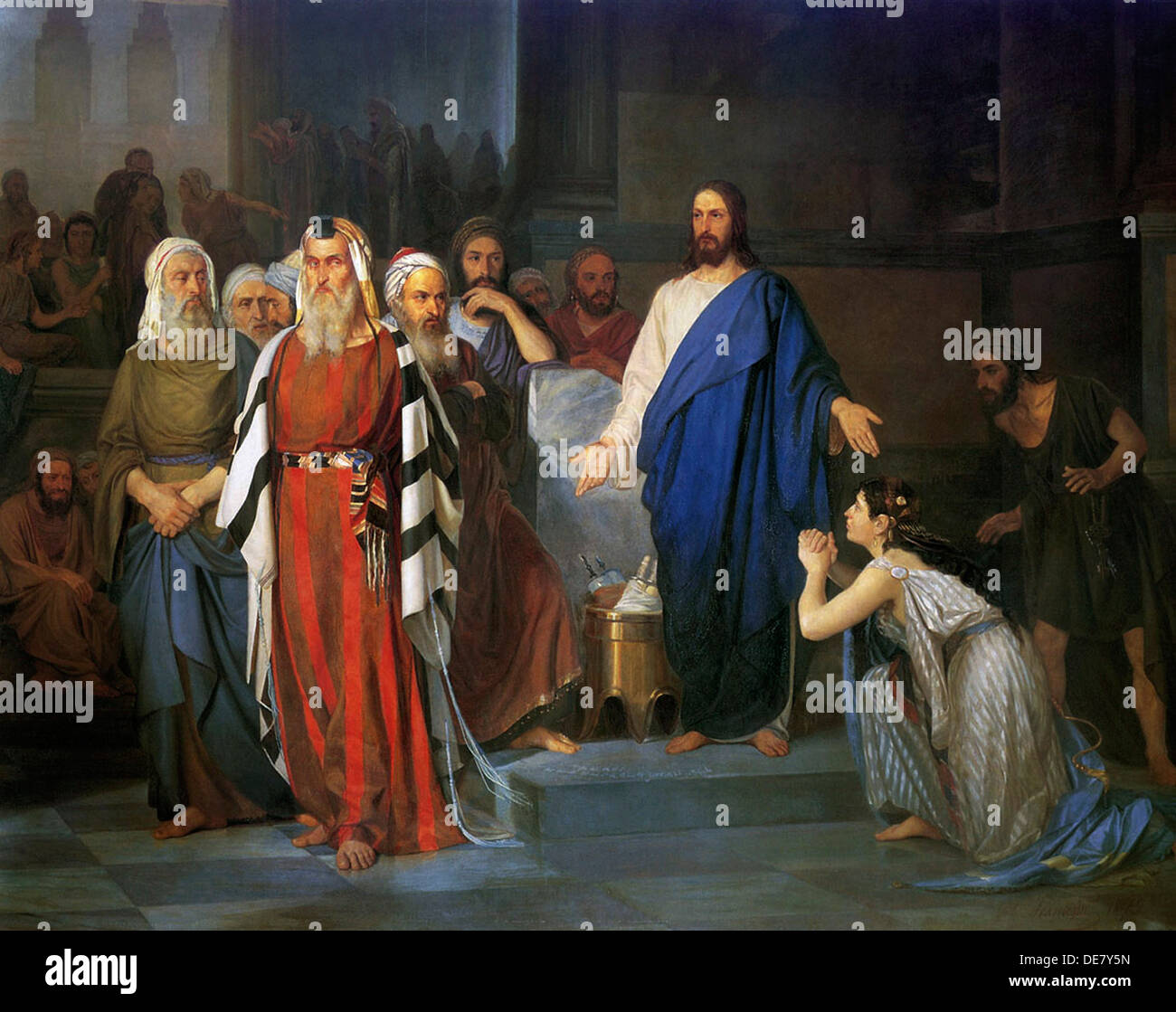 Christ and a sinner hi-res stock photography and images - Alamy