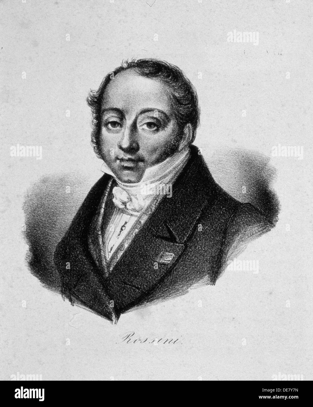 Rossini gioachino antonio Black and White Stock Photos & Images - Alamy