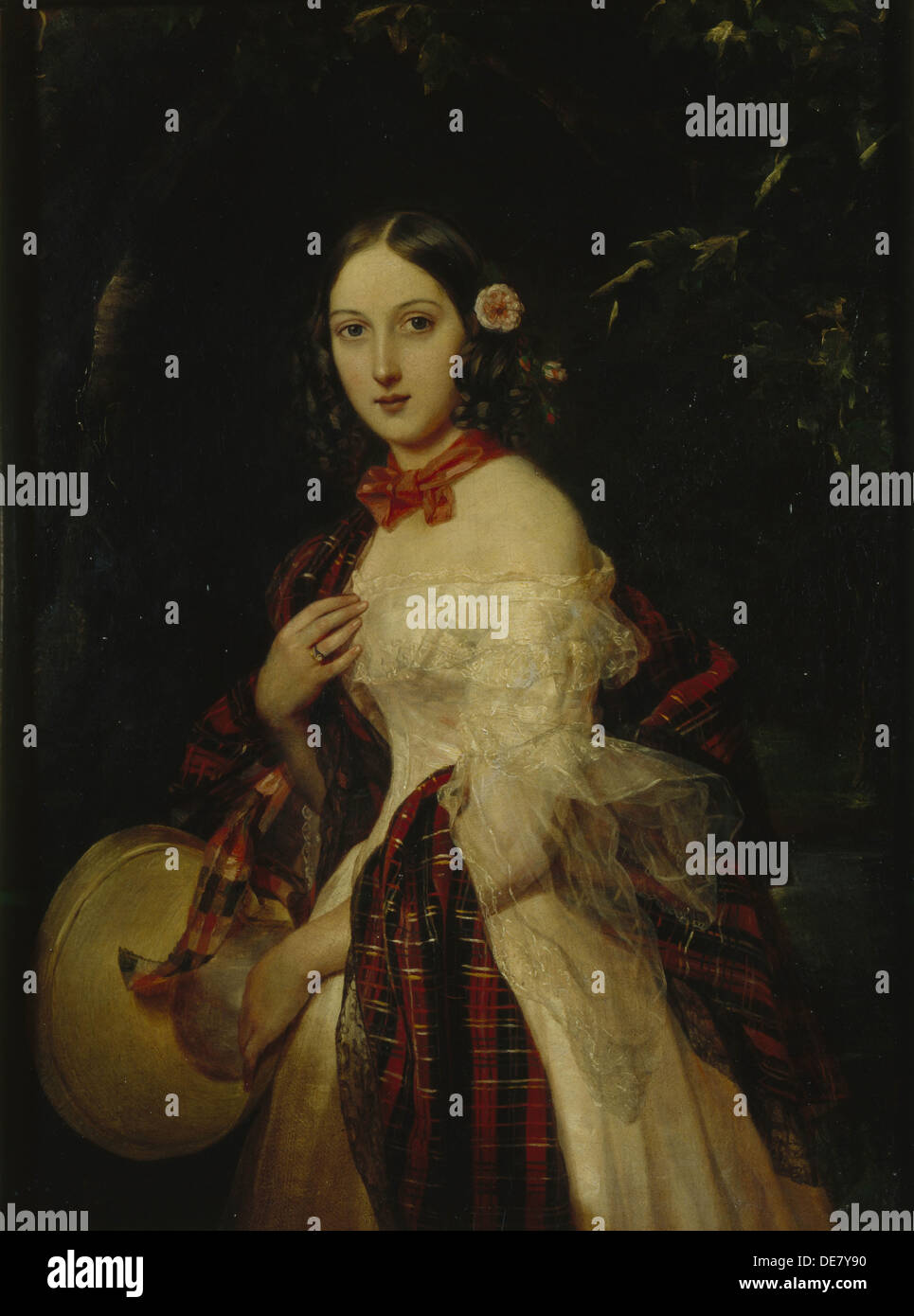Maria Arkadyevna (Stolypina) Beck (1819-1889), 1839. Artist: Orlov ...