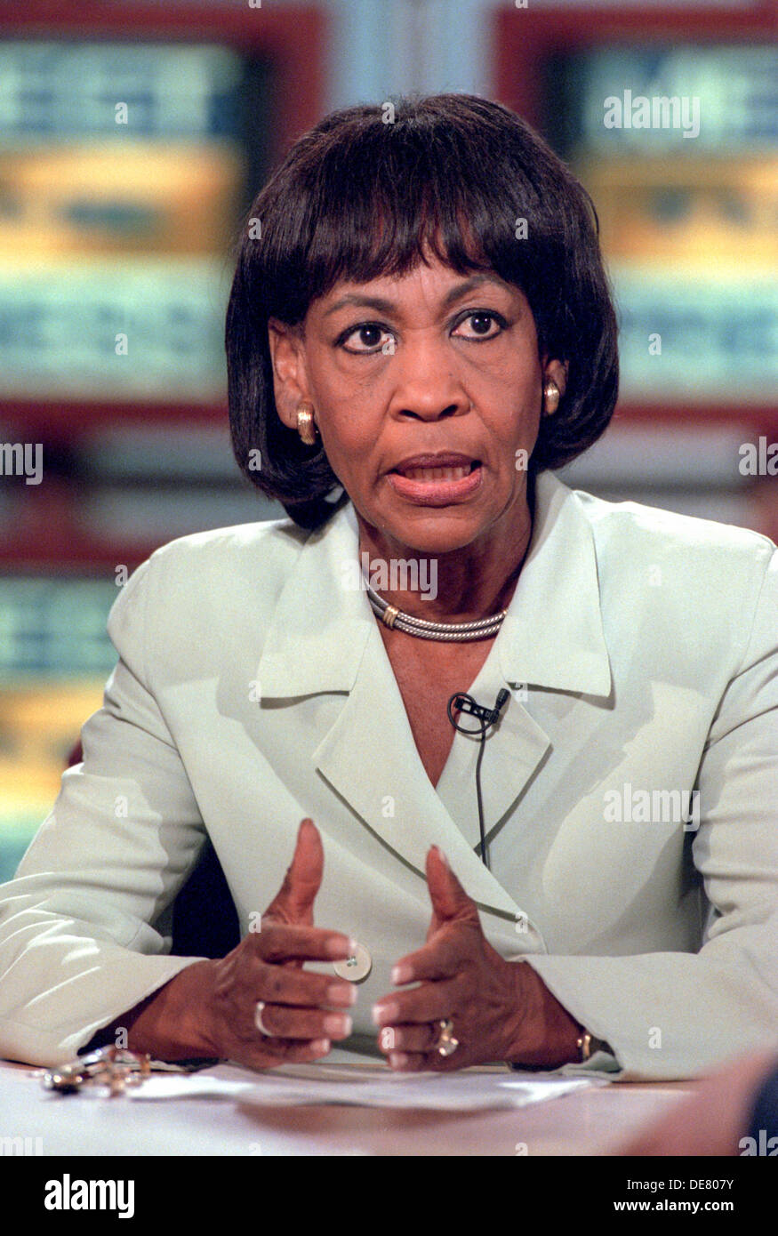 Chair of the Black Congressional Caucus, Rep. Maxine Waters (D-CA ...