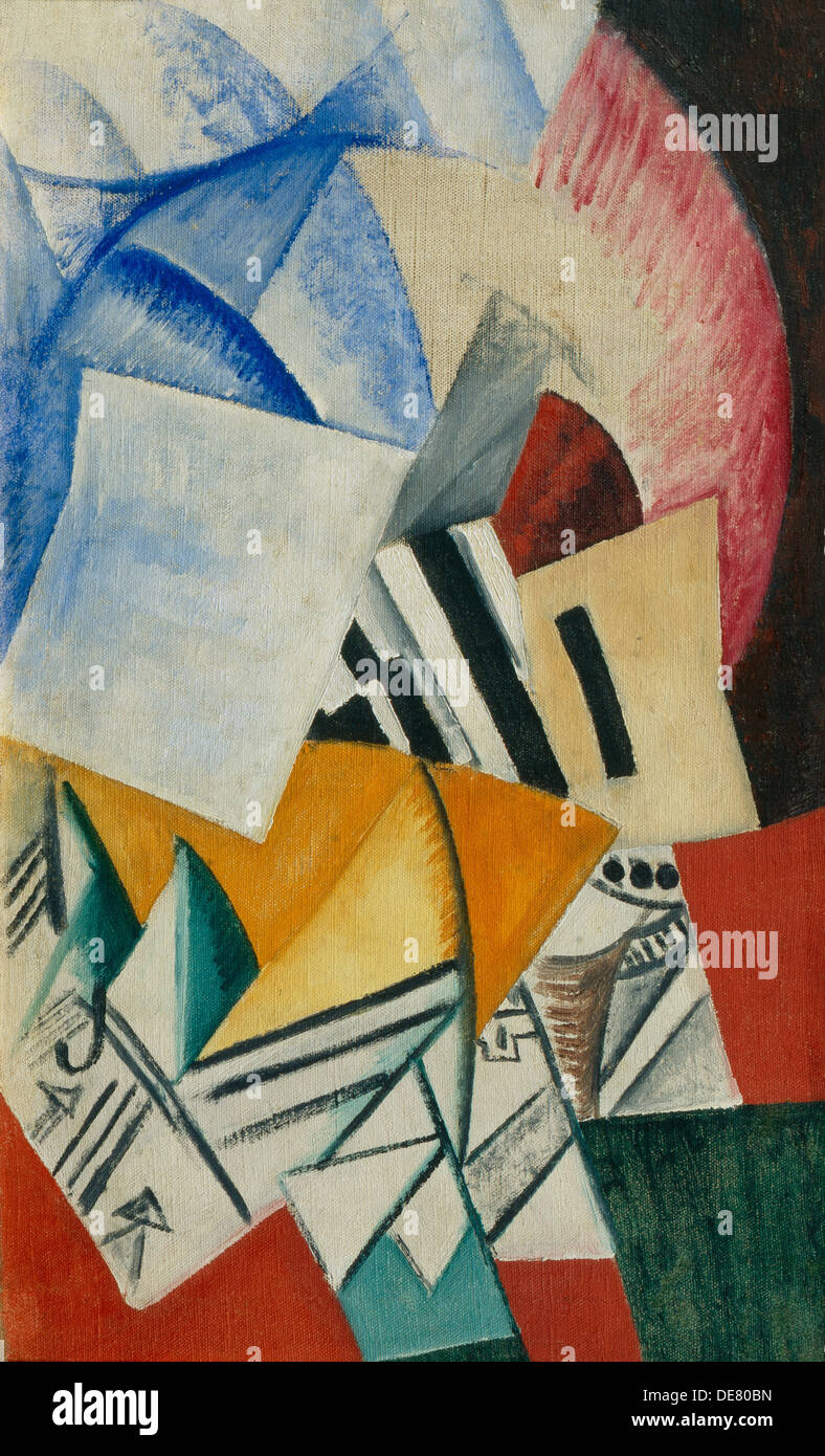 The Cupboard, 1918. Artist: Rozanova, Olga Vladimirovna (1886-1918 ...