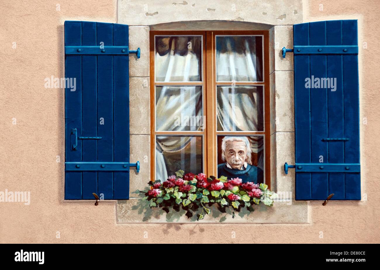 Einstein painting hi-res stock photography and images - Alamy