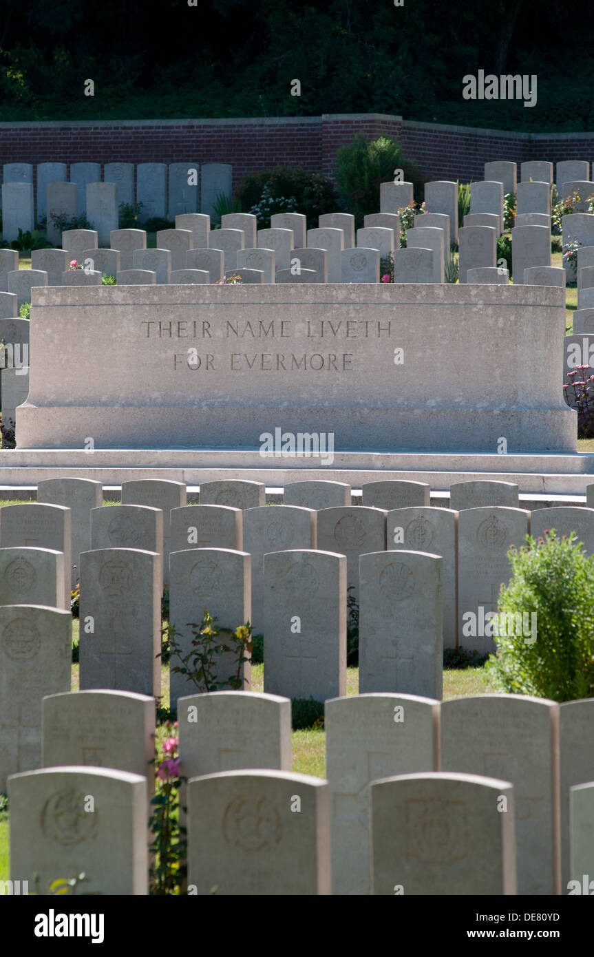 Flatiron Copse Cemetery, near Mametz Wood, Somme, France Stock Photo ...