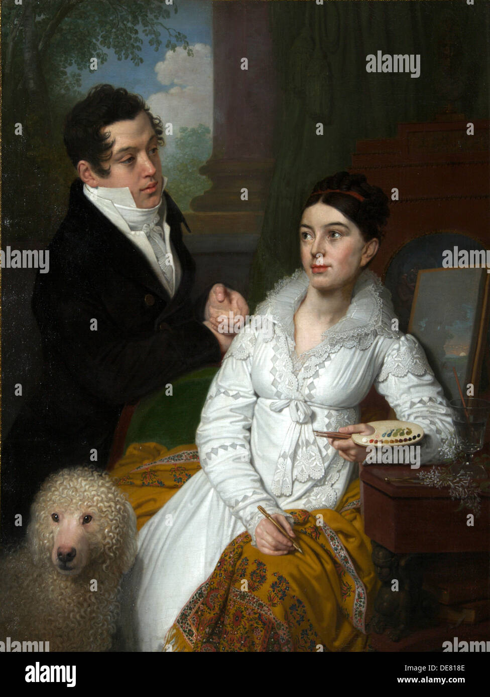 Portrait of Princess Alexandra and Prince Aleksey Lobanov-Rostovsky ...