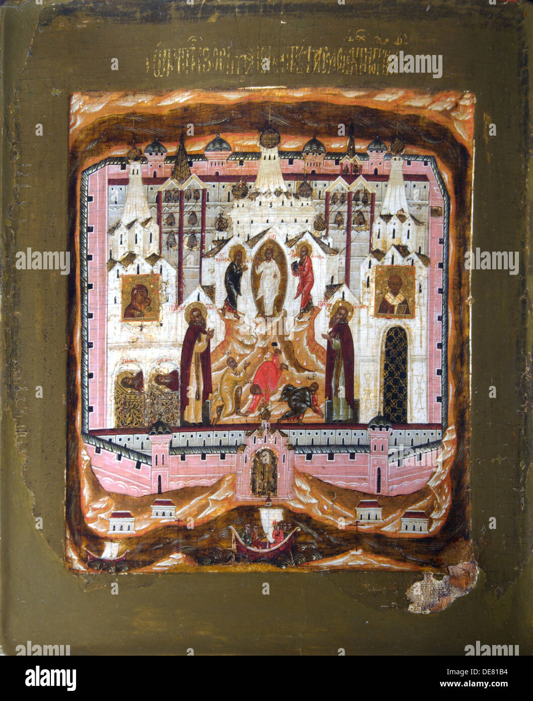 Saints Zosima and Savvatiy of Solovki, early 17th century Stock Photo ...