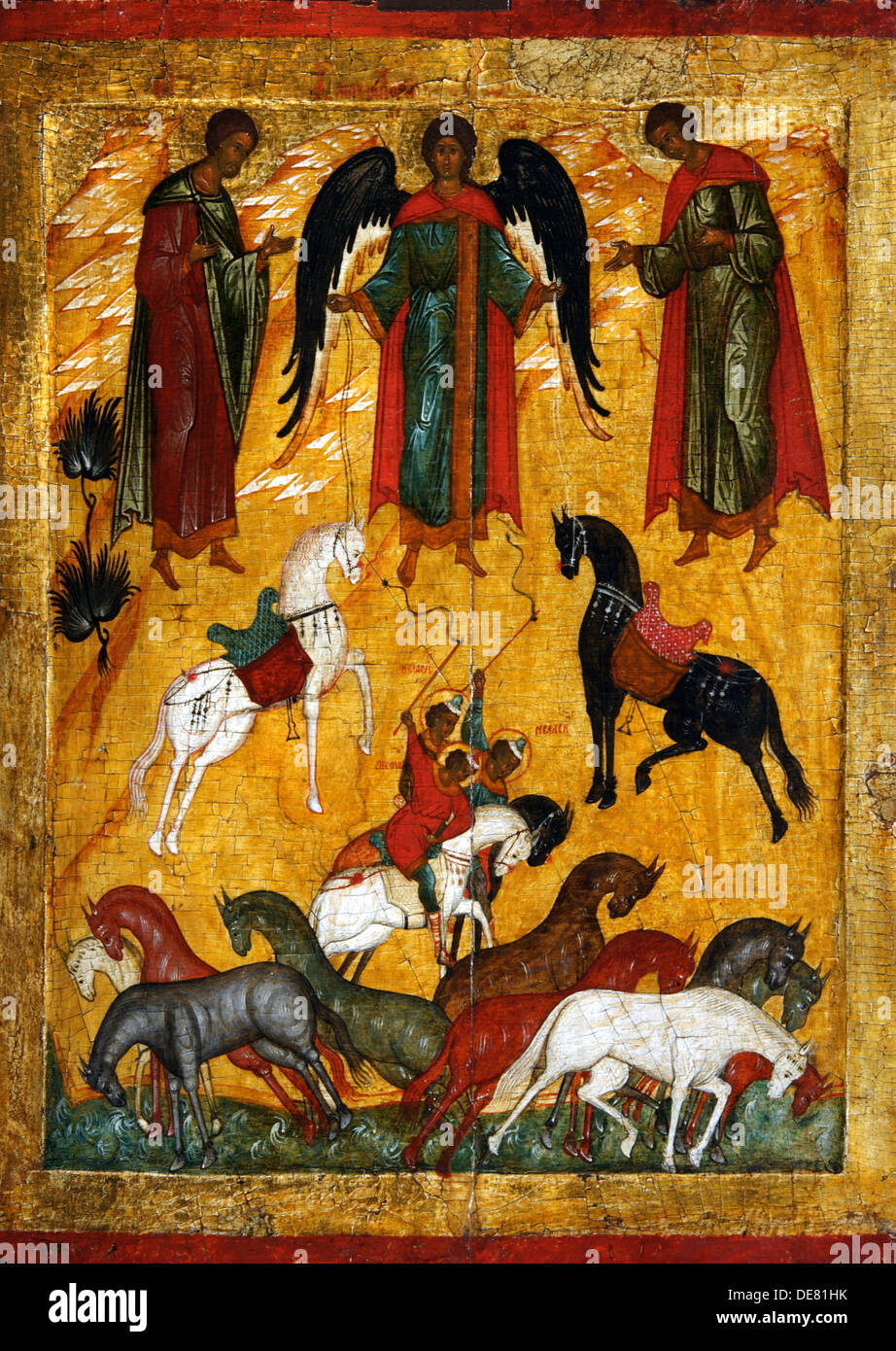 The Miracle of Florus and Laurus, early 16th century Stock Photo - Alamy