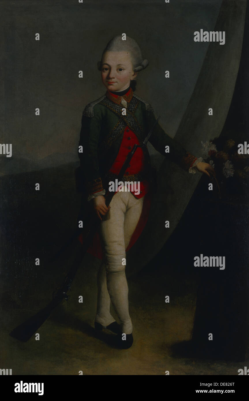 Portrait of Pyotr Alexeyevich Turchaninov (1769-1815), 1777. Artist ...