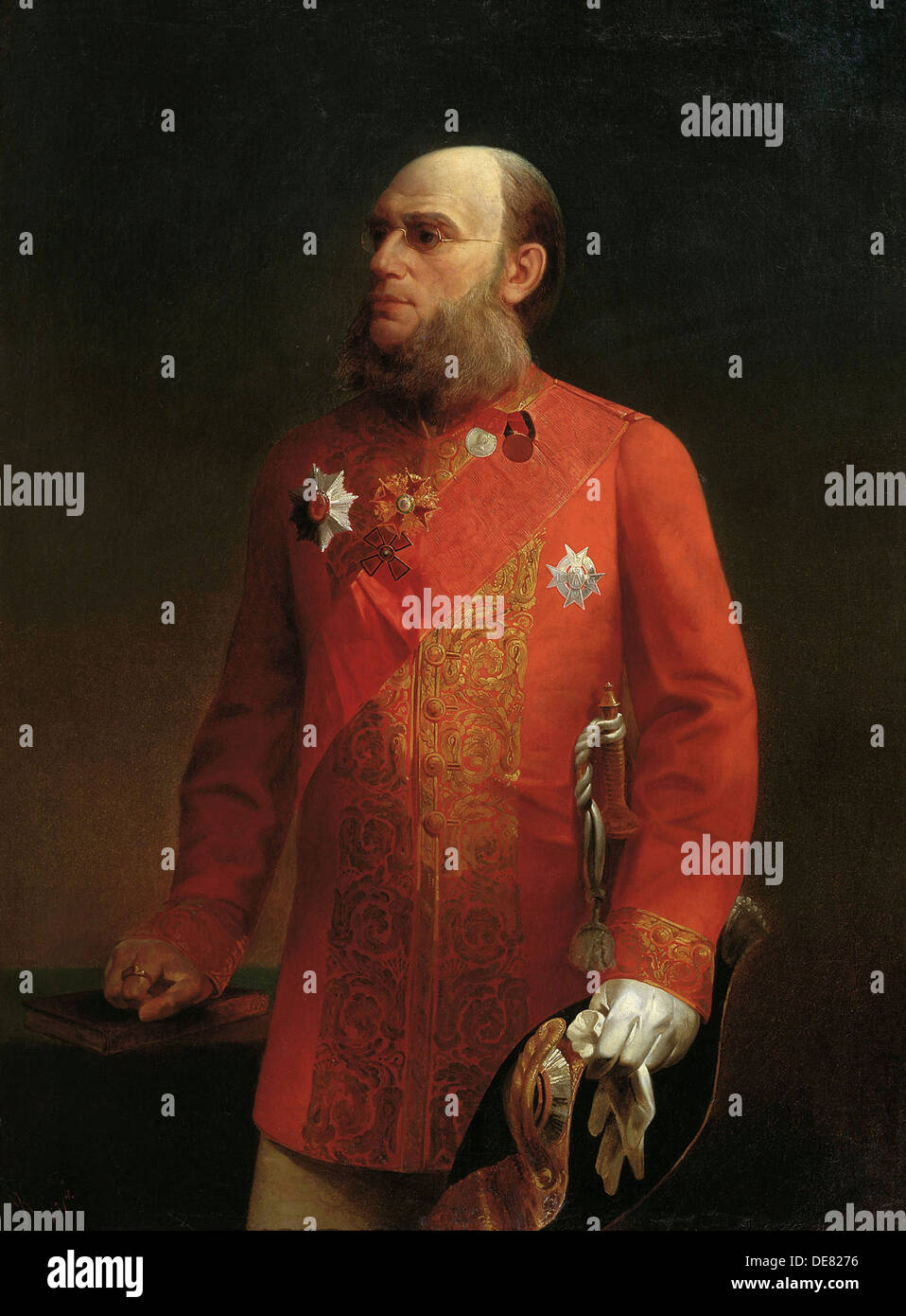 Portrait of the Russian geographer Pyotr Semenov-Tyan-Shansky', (1827 ...