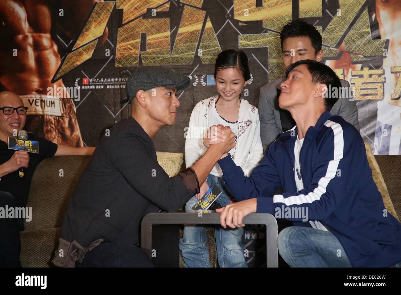 Taipei, Taiwan. 12th Sep, 2013. Actor Nick Cheung and Eddie Peng attend ...