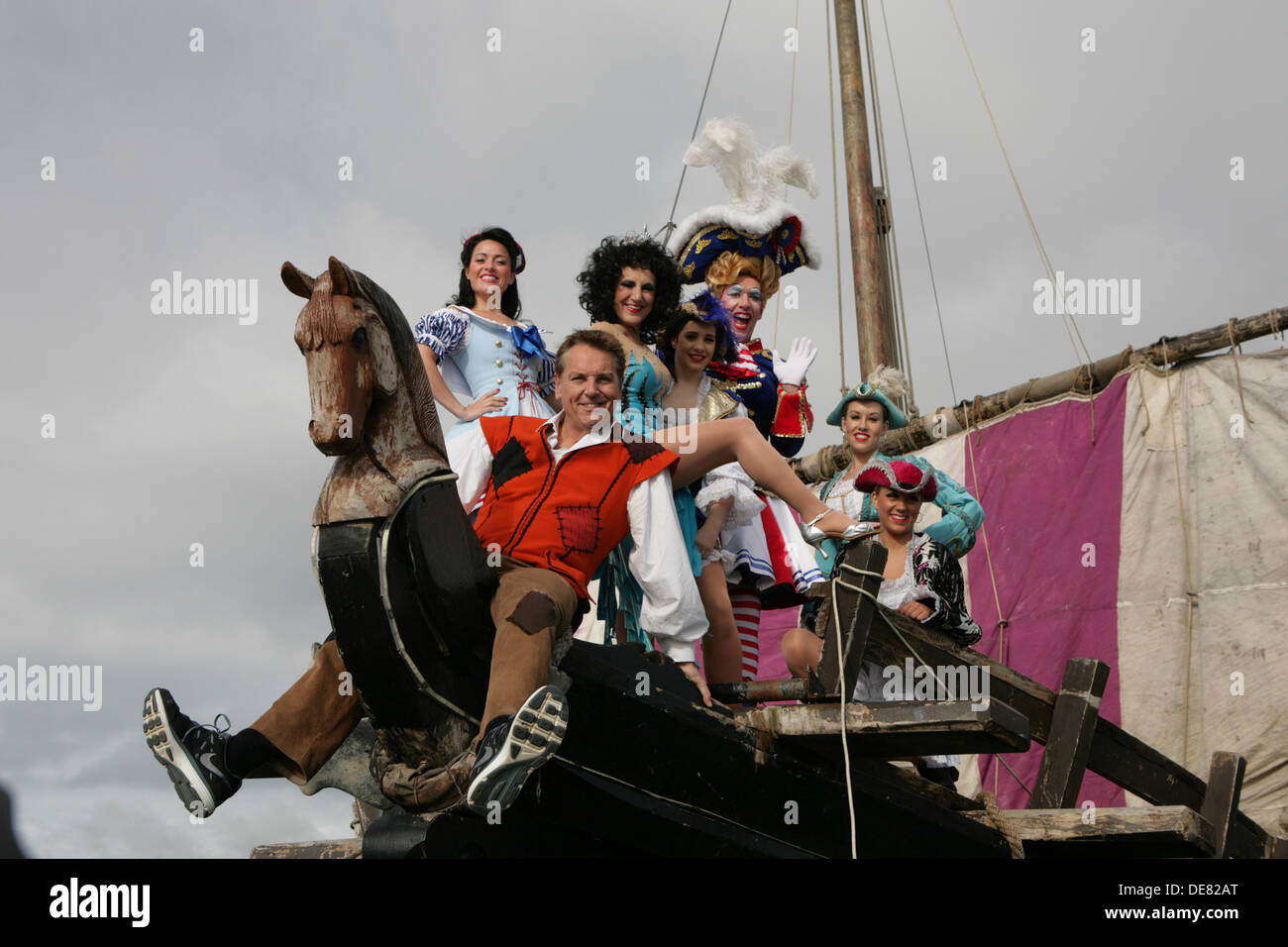 Southampton, UK. 13th September 2013. Brian Conley and Lesley Joseph ...