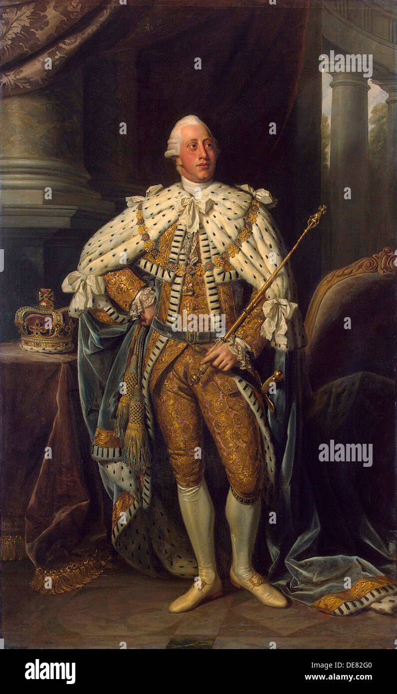 Portrait of the King George III of the United Kingdom', (1738-1820 ...