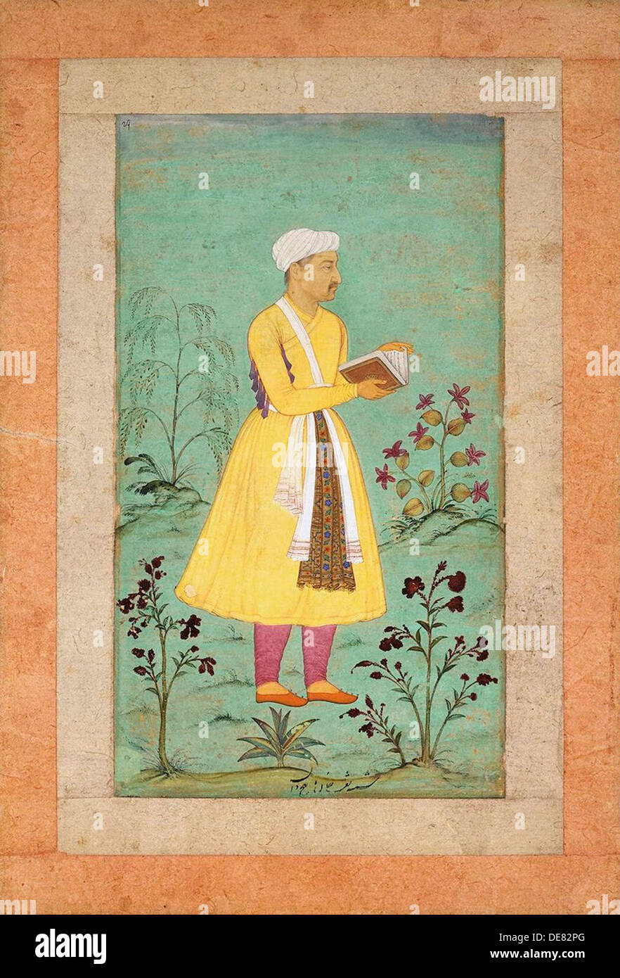 Portrait of Nakib Khan, early 17th century Stock Photo - Alamy