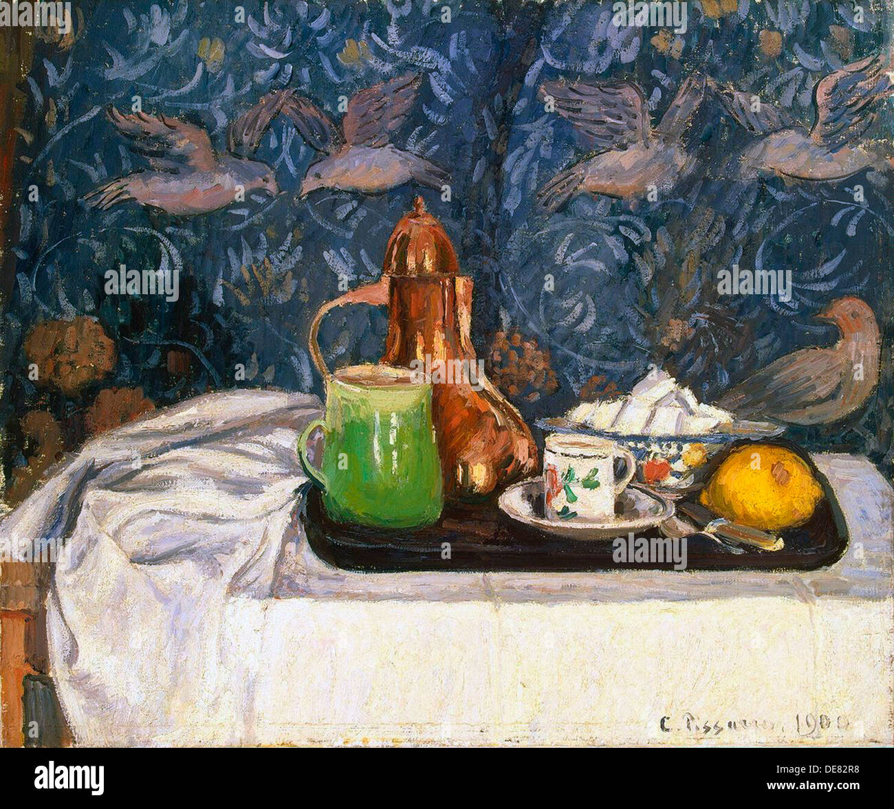 Still Life with a Coffee Pot', 1900 Stock Photo - Alamy