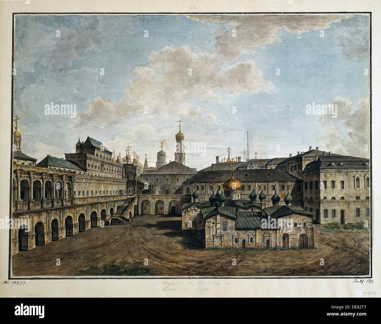 Painting moscow 1800 hi-res stock photography and images - Alamy