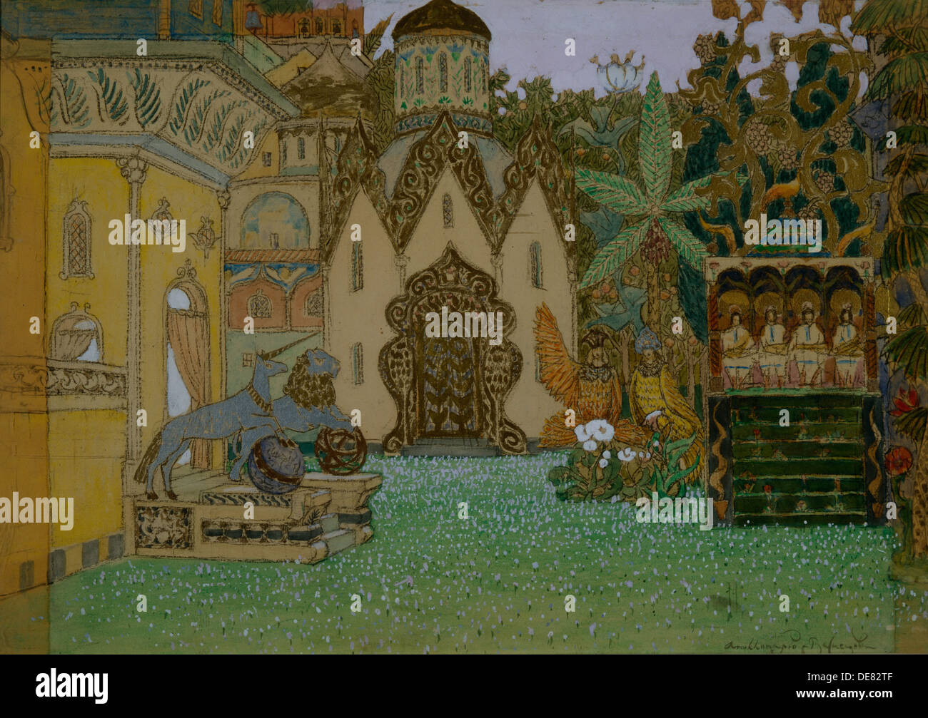 Stage design for the opera The Legend of the Invisible City of Kitezh ...