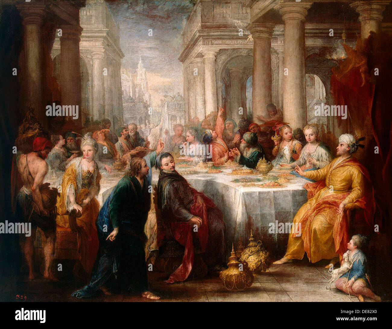 The feast of belshazzar hi-res stock photography and images - Alamy