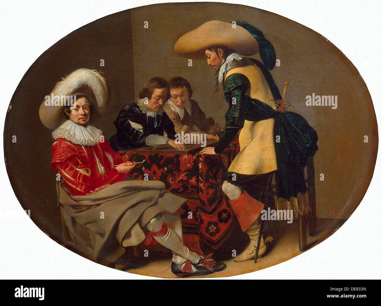 Tric trac players hi-res stock photography and images - Alamy