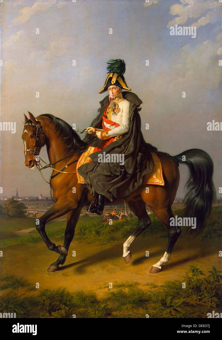 Equestrian Portrait of Holy Roman Emperor Francis II', (1768-1835), 1832 Stock Photo - Alamy