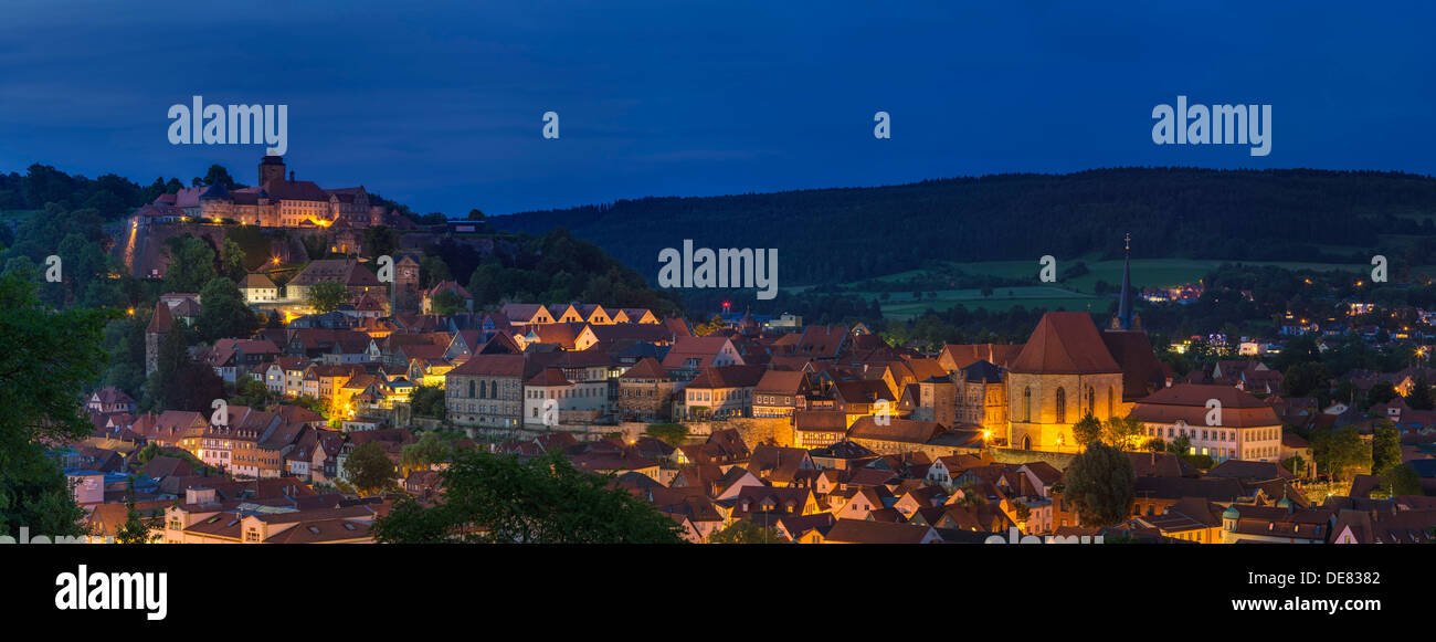 Germany, Bavaria, View of Rosenberg and old town Stock Photo - Alamy