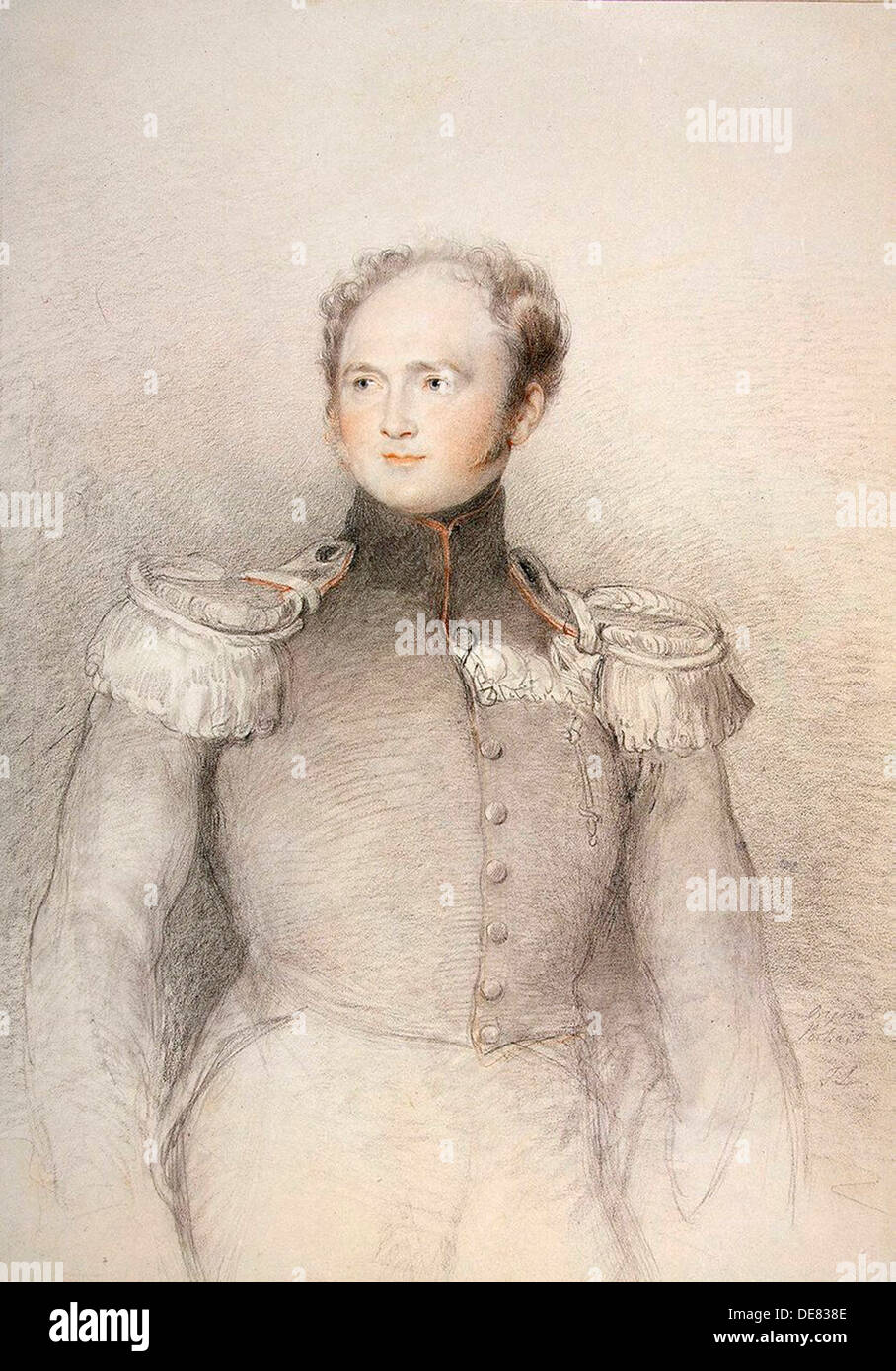 Portrait of Emperor Alexander I (1777-1825), 1818 Stock Photo - Alamy