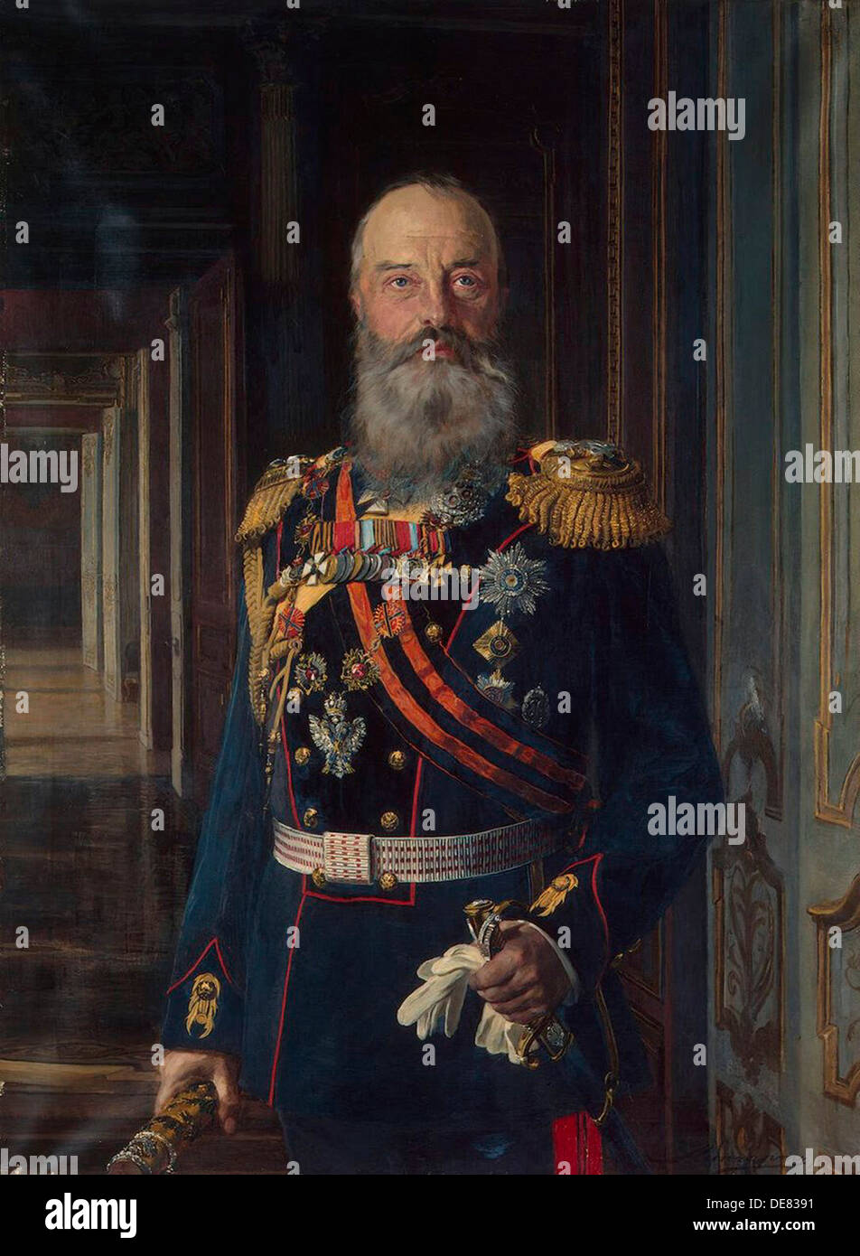 Portrait of Grand Duke Michael Nikolaevich of Russia', (1832-1909 ...
