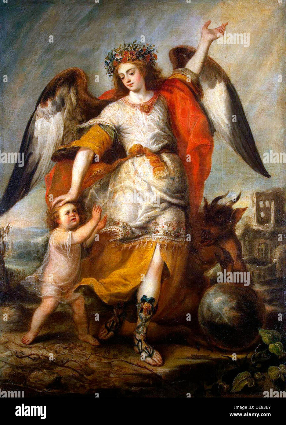 Guardian Angel', 1646 Stock Photo - Alamy