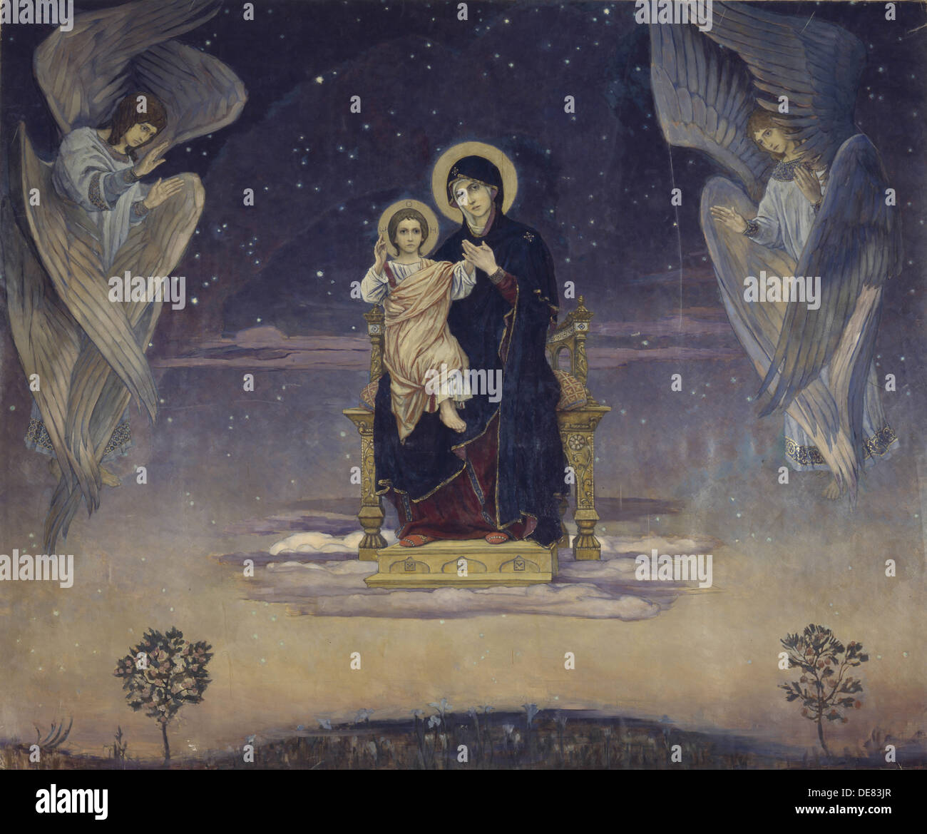 The Virgin, 1901. Artist: Vasnetsov, Viktor Mikhaylovich (1848-1926 Stock Photo - Alamy