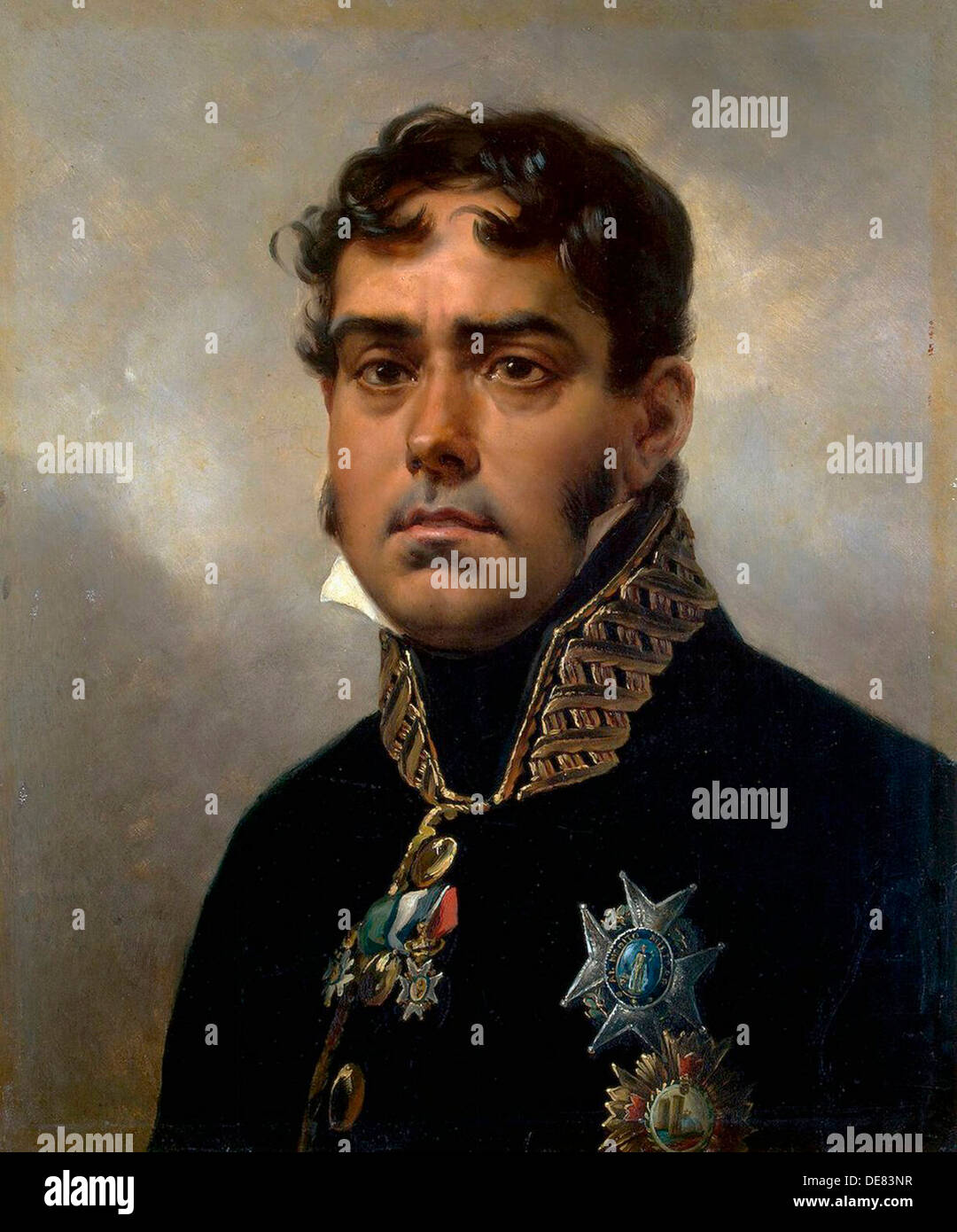 Portrait of General Pablo Morillo y Morillo', 1820-1822 Stock Photo - Alamy