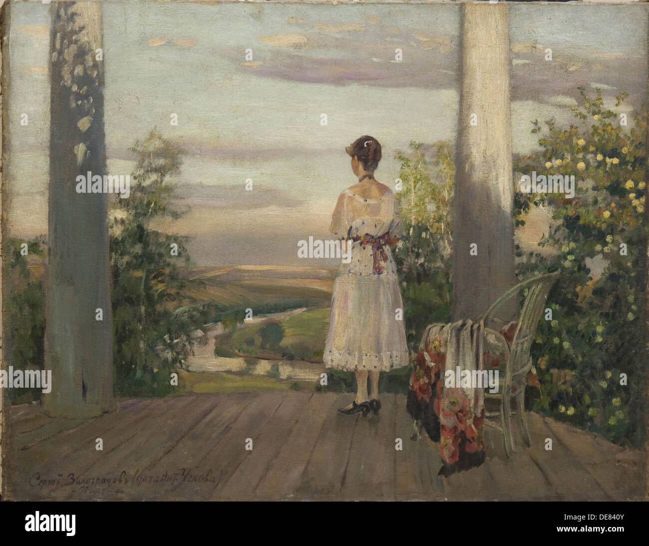 Country house of Anton Chekhov at Melikhovo, 1910s. Artist: Vinogradov ...