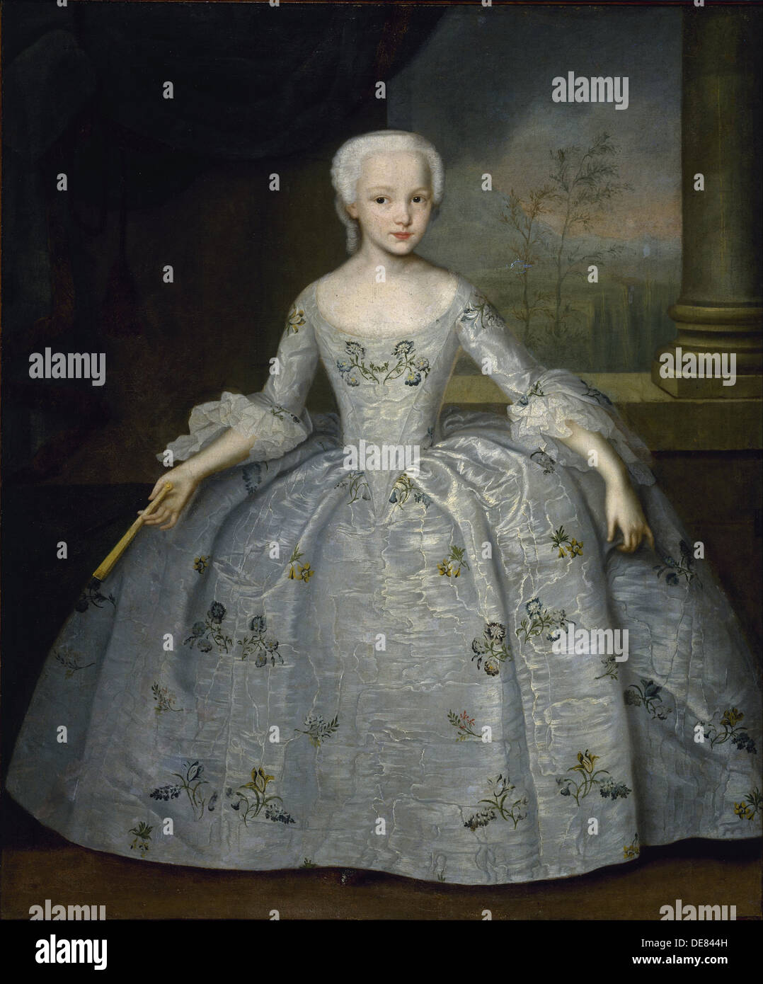 Portrait of Sarah Eleanore von Fermor, c. 1750. Artist: Vishnyakov ...