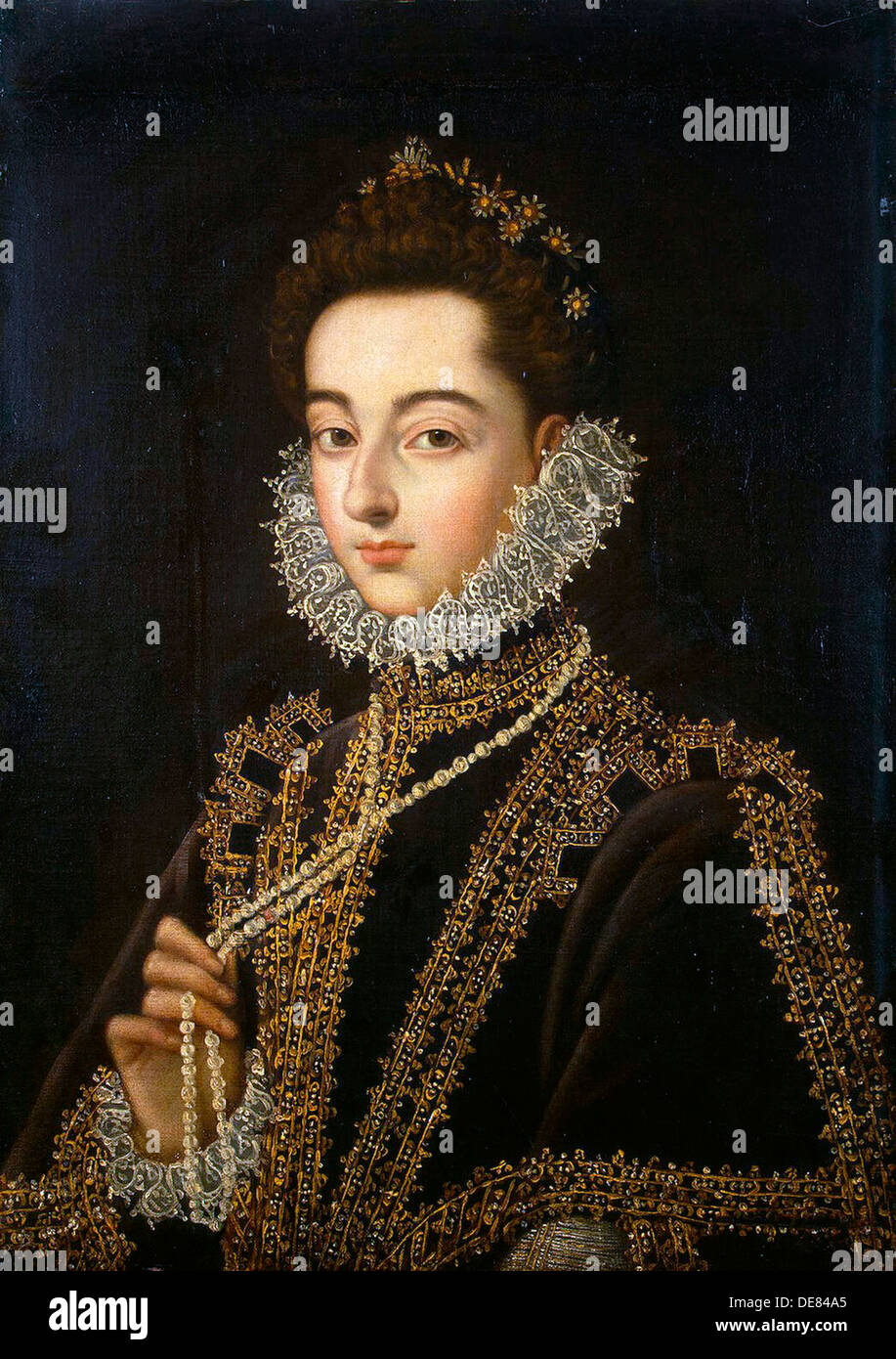 Portrait of the Infanta Catherine Michelle of Spain', (1567-1597), 1582 ...