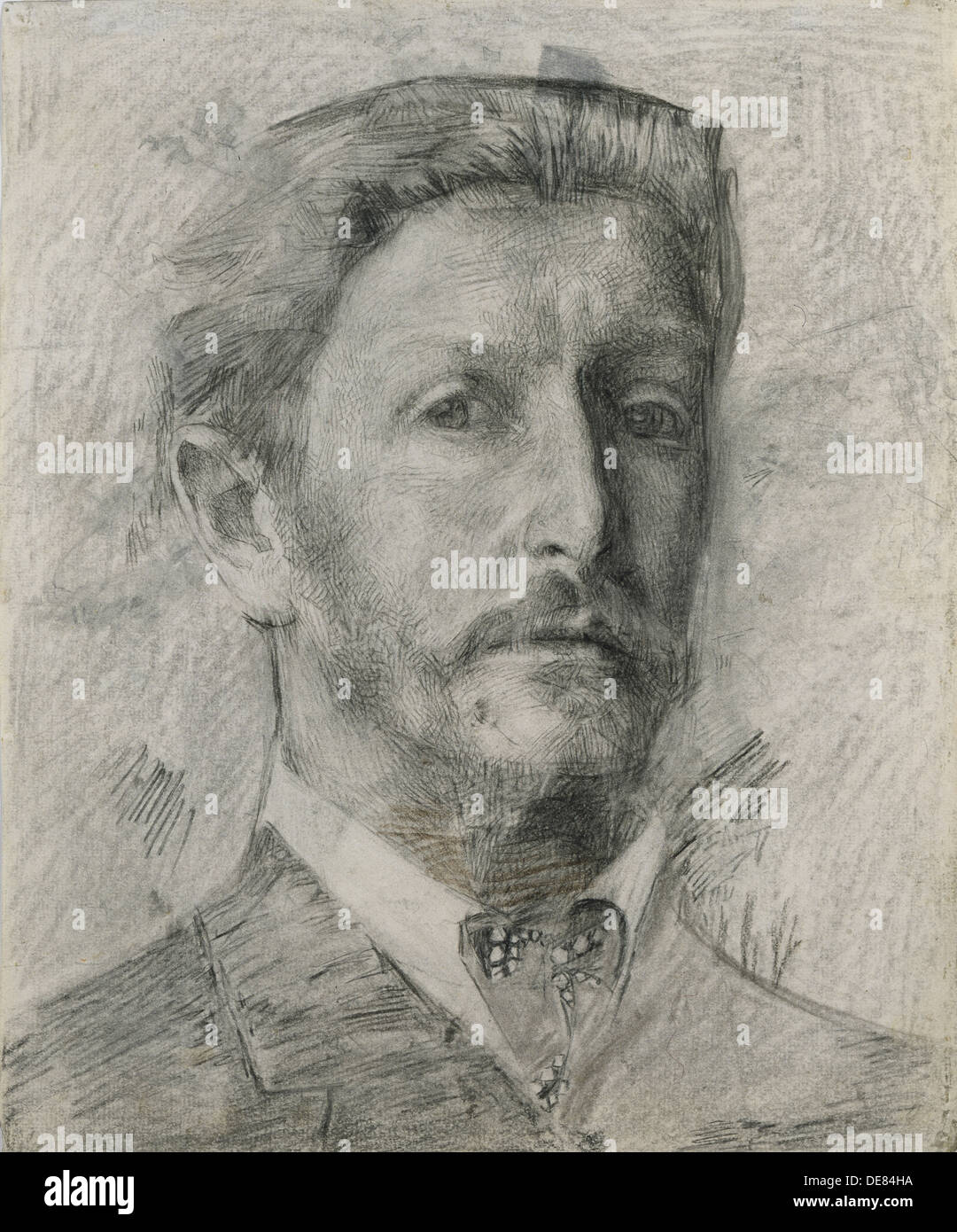 Self-Portrait, 1904-1905. Artist: Vrubel, Mikhail Alexandrovich (1856 ...