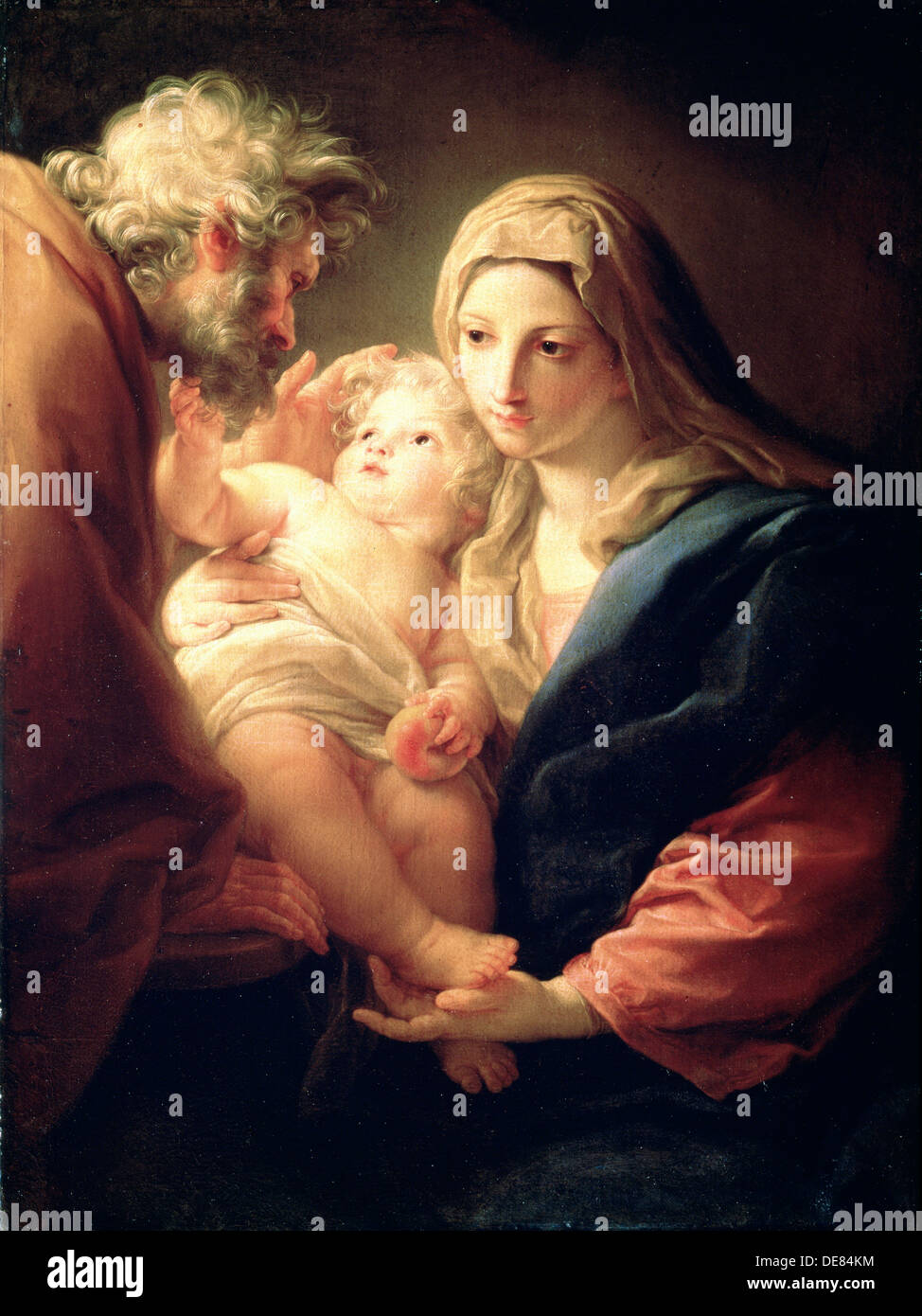 'The Holy Family', 1740s. Artist: Pompeo Batoni Stock Photo - Alamy