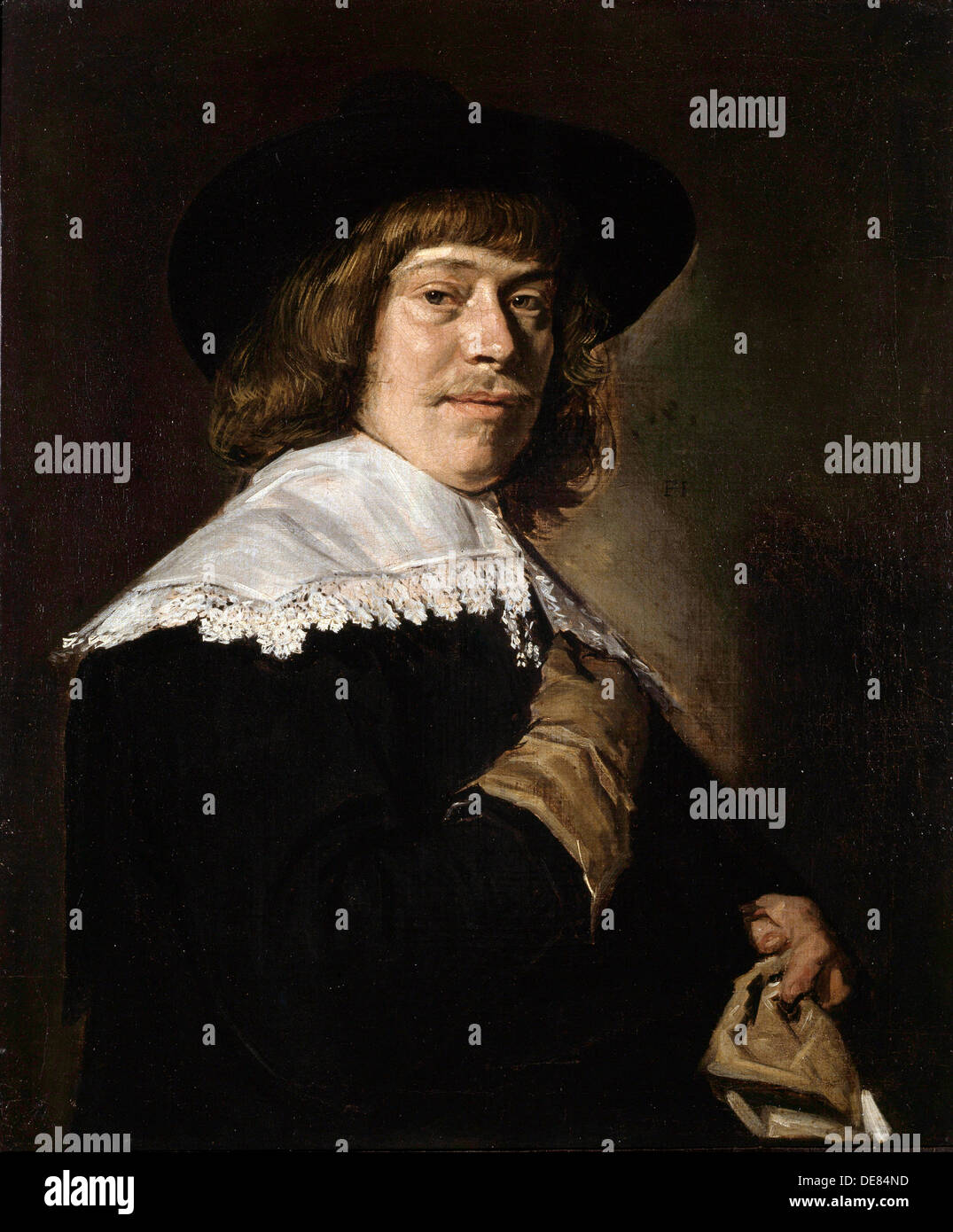 'Portrait of a Young Man Holding a Glove', c1650. Artist: Frans Hals ...