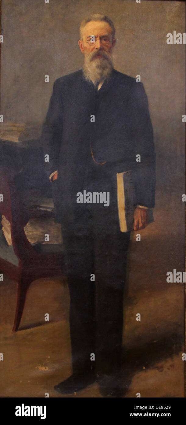 Portrait of the composer Nikolai Rimsky-Korsakov (1844-1908), c. 1900 ...