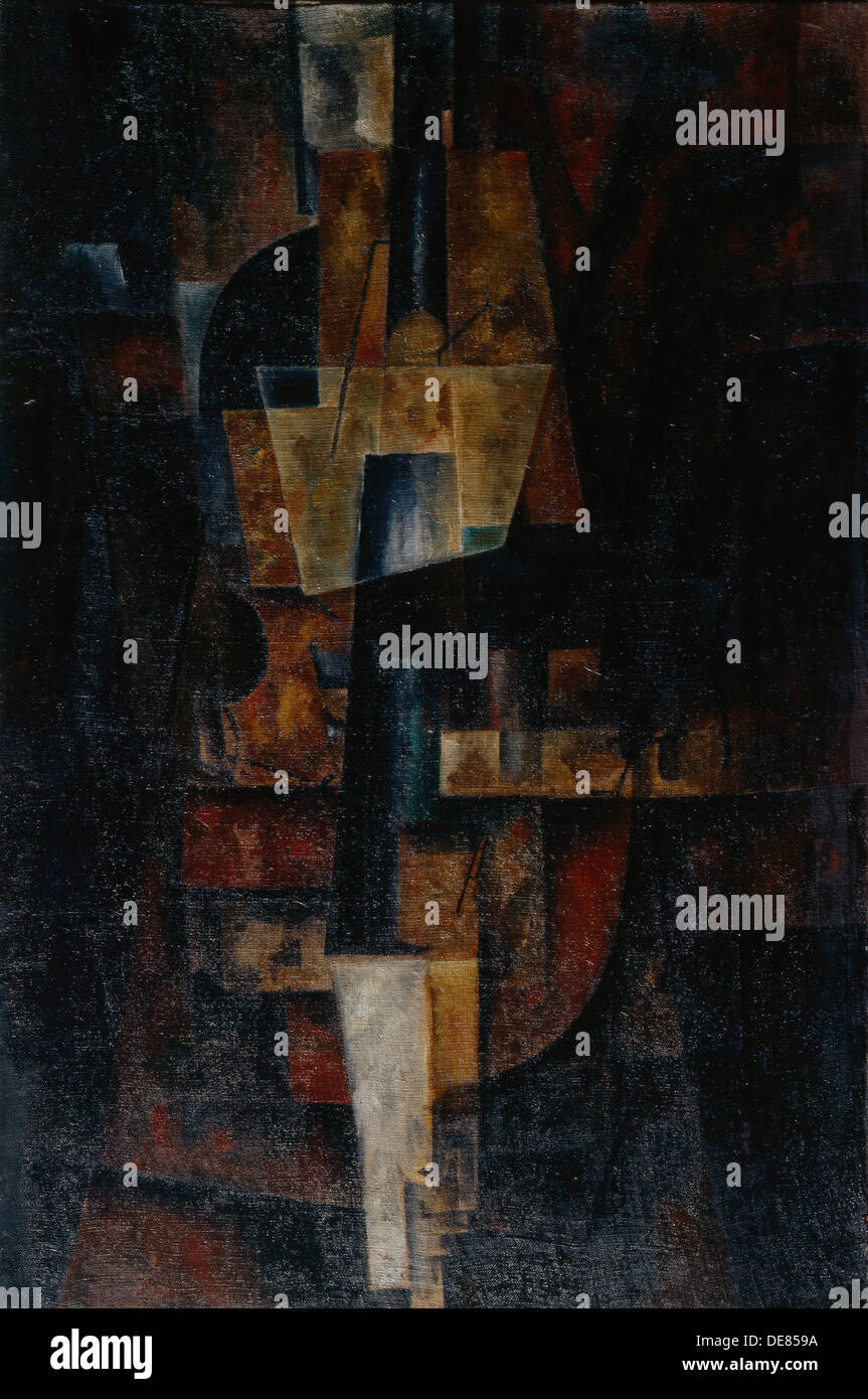 Violin, 1920. Artist: Yudin, Lev Alexandrovich (1903-1941 Stock Photo ...