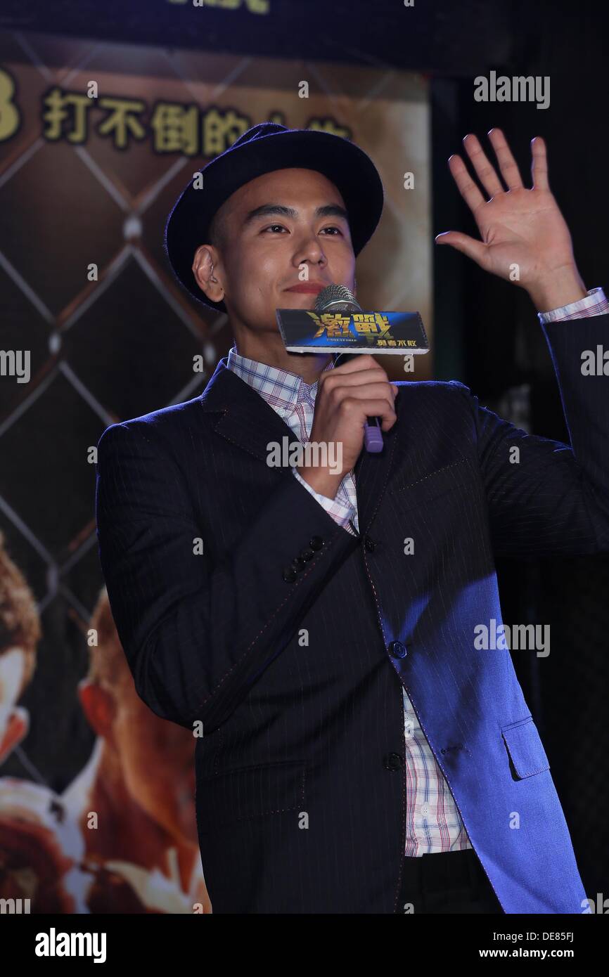 Taipei, China. 12th Sep, 2013. Actor Eddie Peng attends press ...