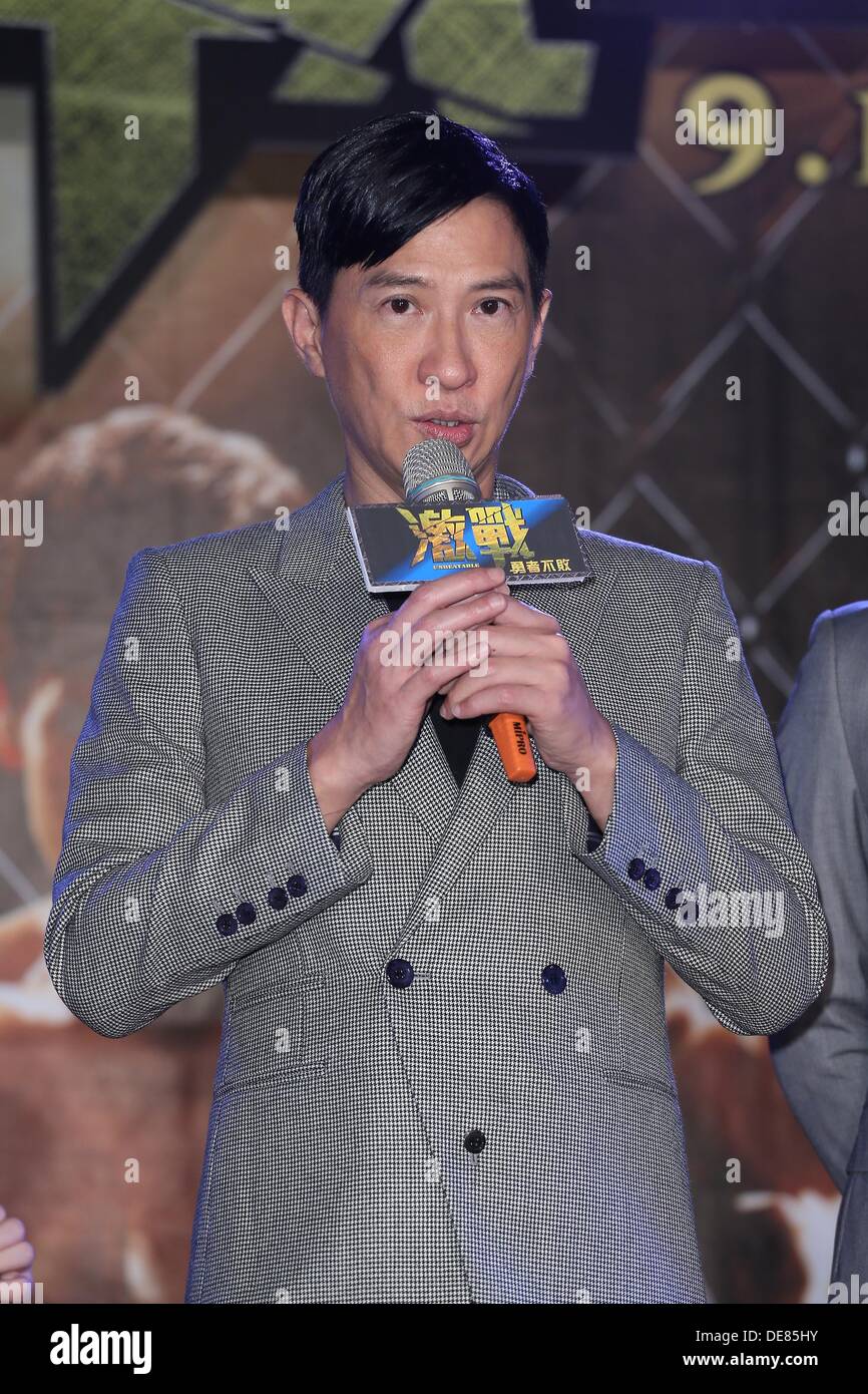 Taipei, China. 12th Sep, 2013. Actor Nick Cheung attends press ...
