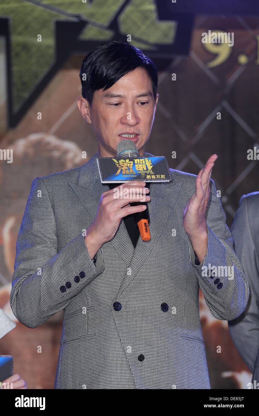 Taipei, China. 12th Sep, 2013. Actor Nick Cheung attends press ...
