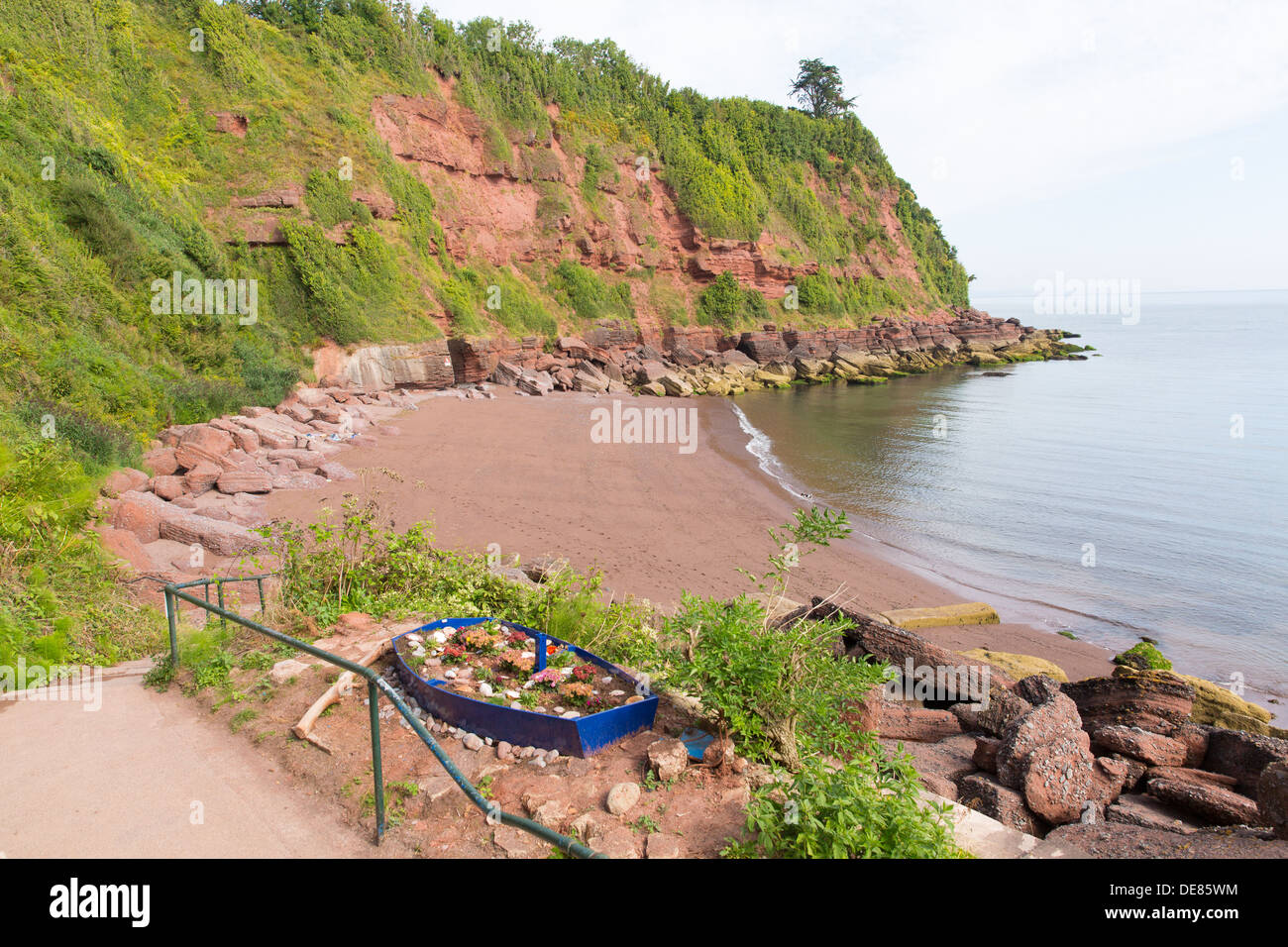 Maidencombe Devon between Torquay and Teignmouth England UK Stock Photo ...