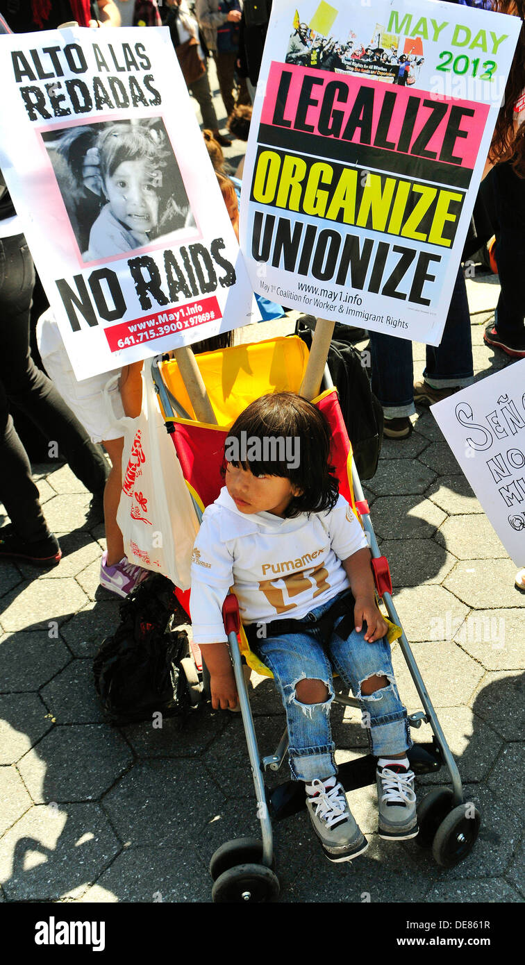 May Day 2013, International Worker’s Day, New York City, Union Square ...