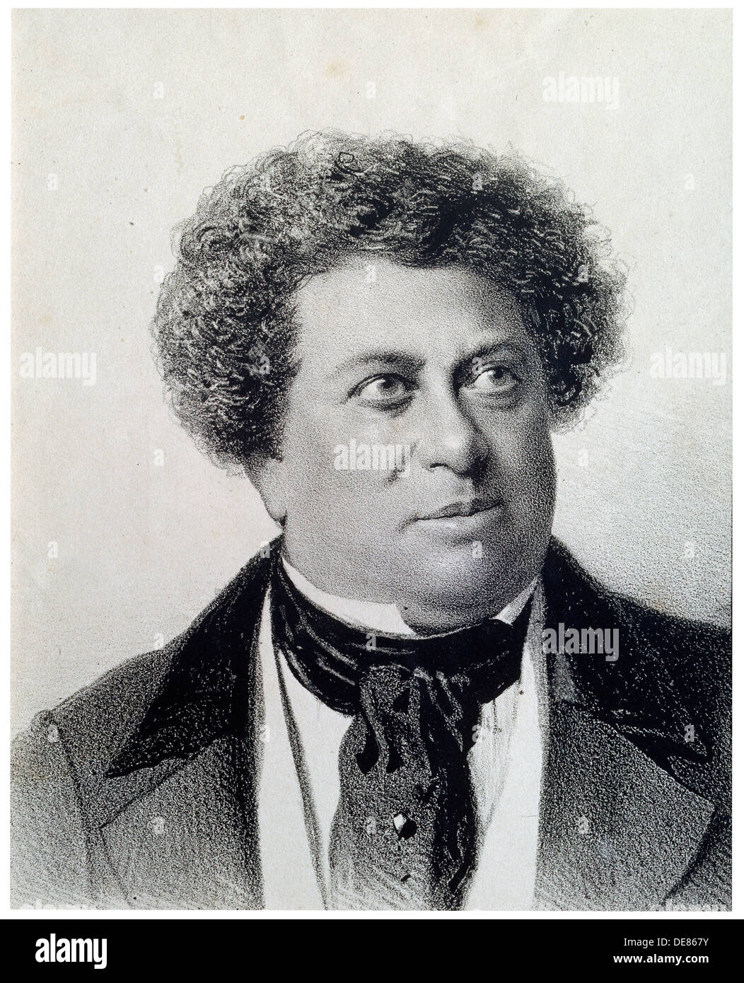 'Portrait of the Author Alexandre Dumas', 19th century. Artist: Georg ...