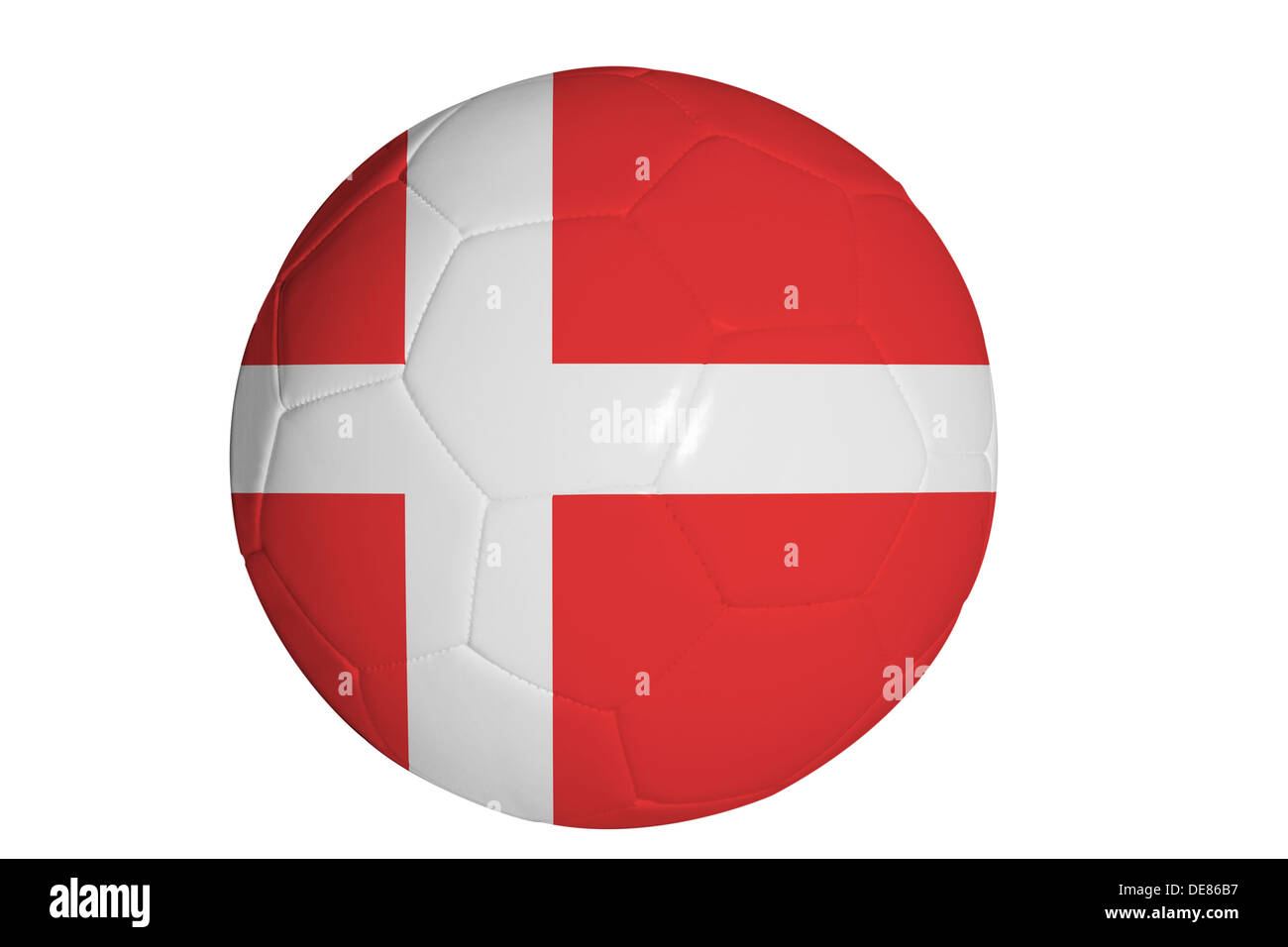 Football denmark flag hi-res stock photography and images - Alamy