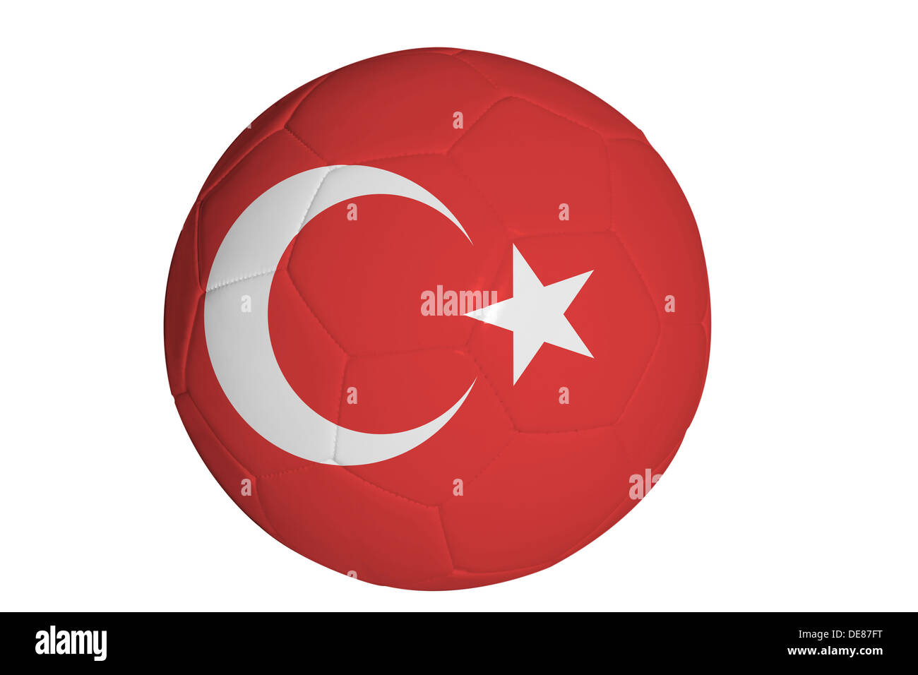 Soccer ball national flag turkey hi-res stock photography and images ...