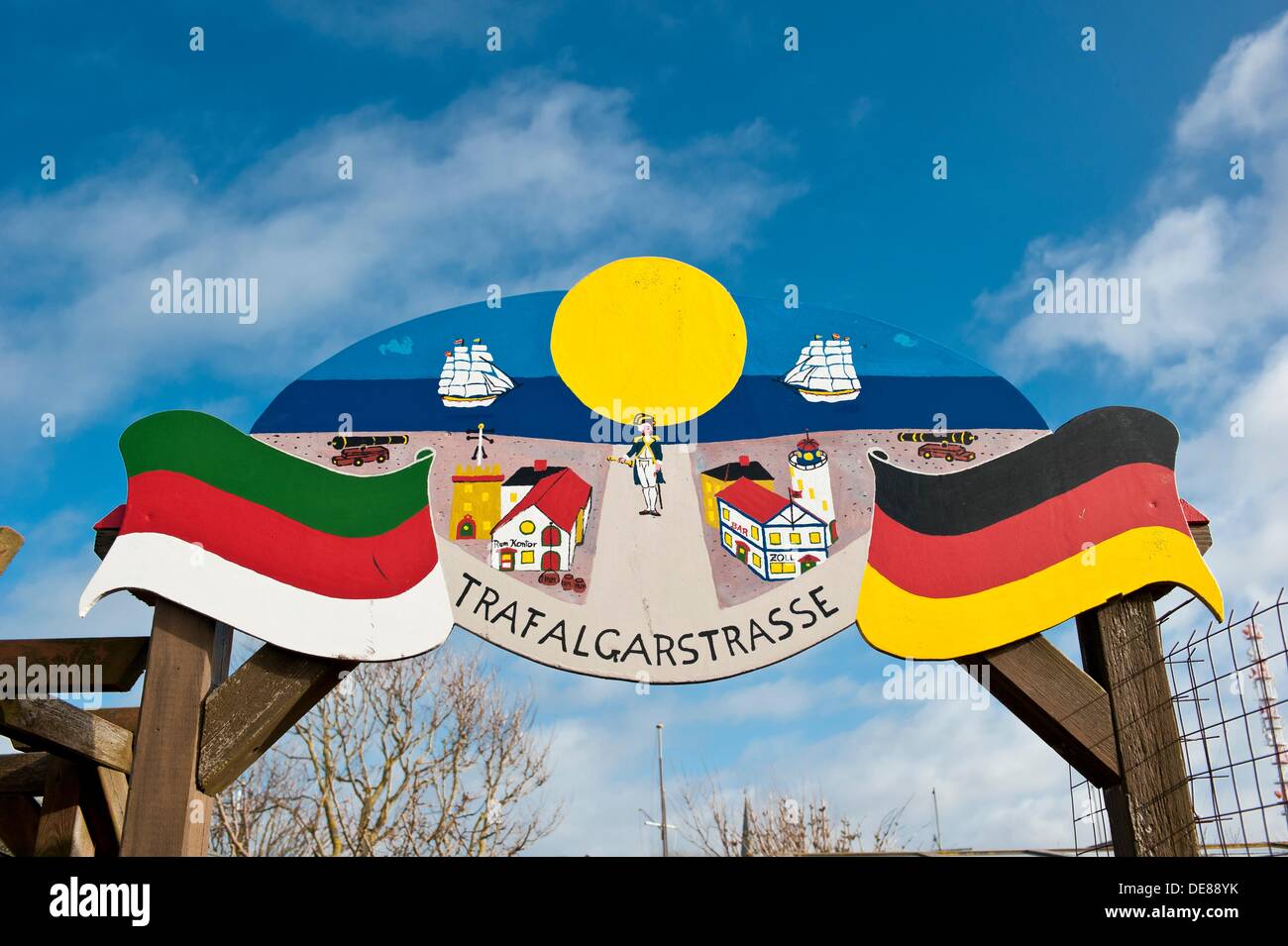 Helgoland flag hi-res stock photography and images - Alamy