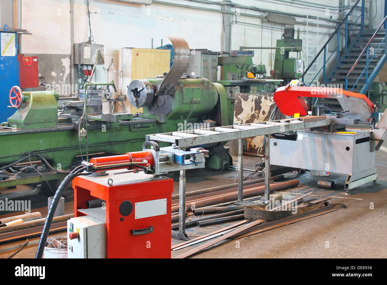 Machine is in production workshop of the plant Stock Photo - Alamy